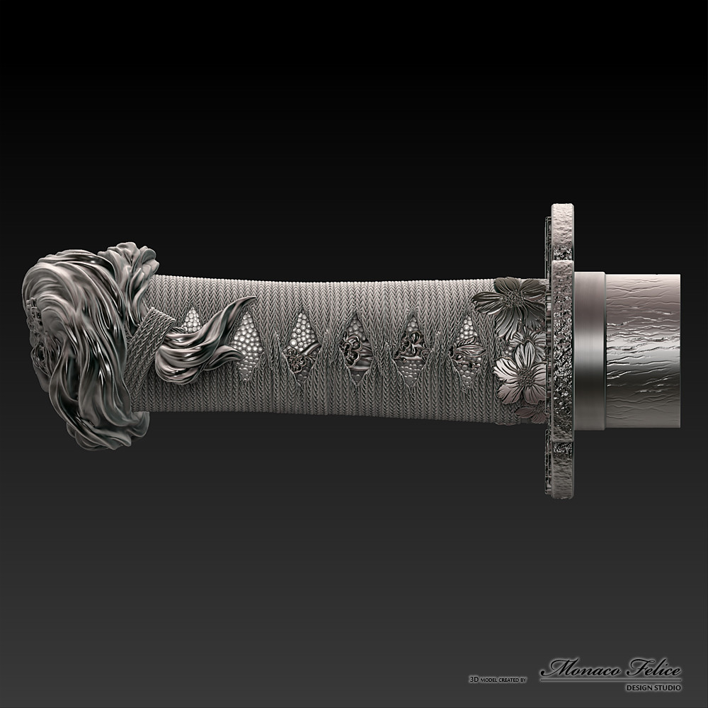 Design Studio "Monaco Felice" - Tanto. Exclusive 3D model of jewelry.