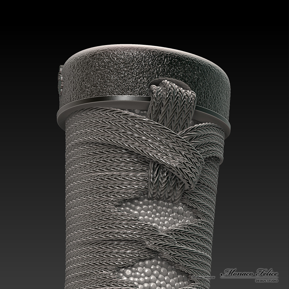 Design Studio "Monaco Felice" - Tanto. Exclusive 3D model of jewelry.