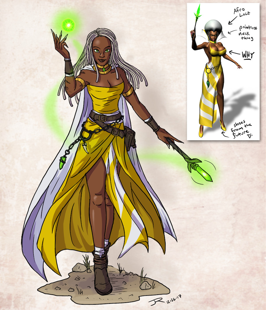 Jeshua Ruiz - Gauntlet: Dark Legacy Redesigns.