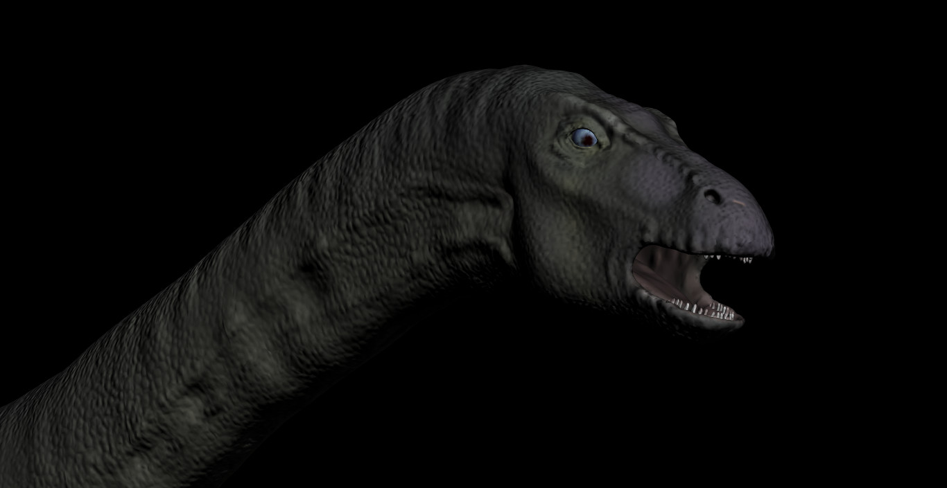 zulhazreen zulkifli - jurassic world apatosaurus model