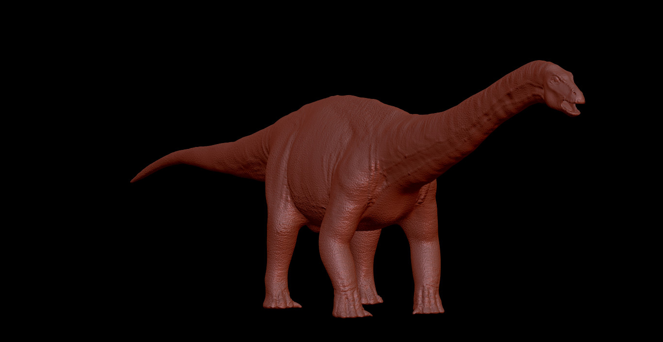 zulhazreen zulkifli - jurassic world apatosaurus model