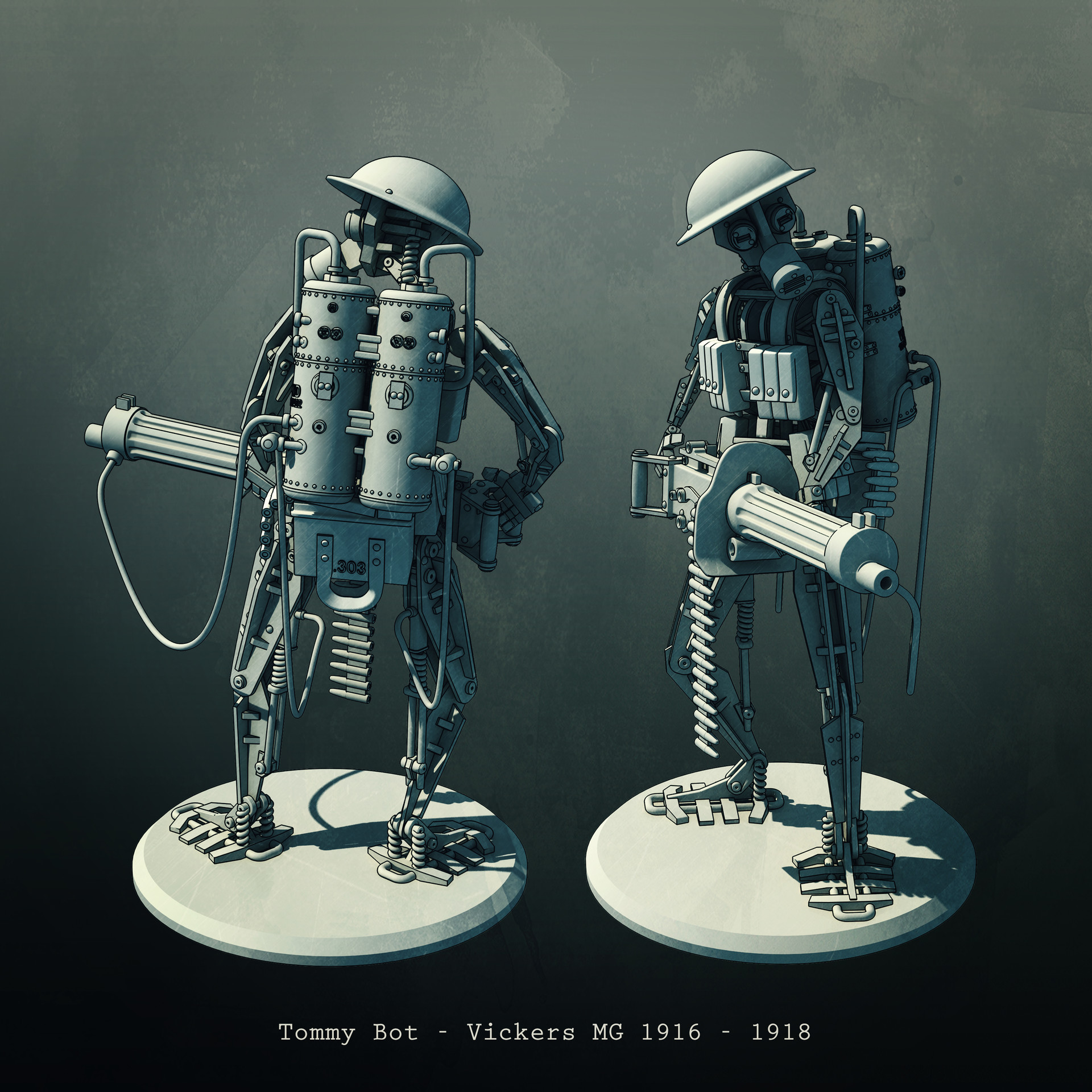 Rob Watkins - WW1 Heavy MG Mech