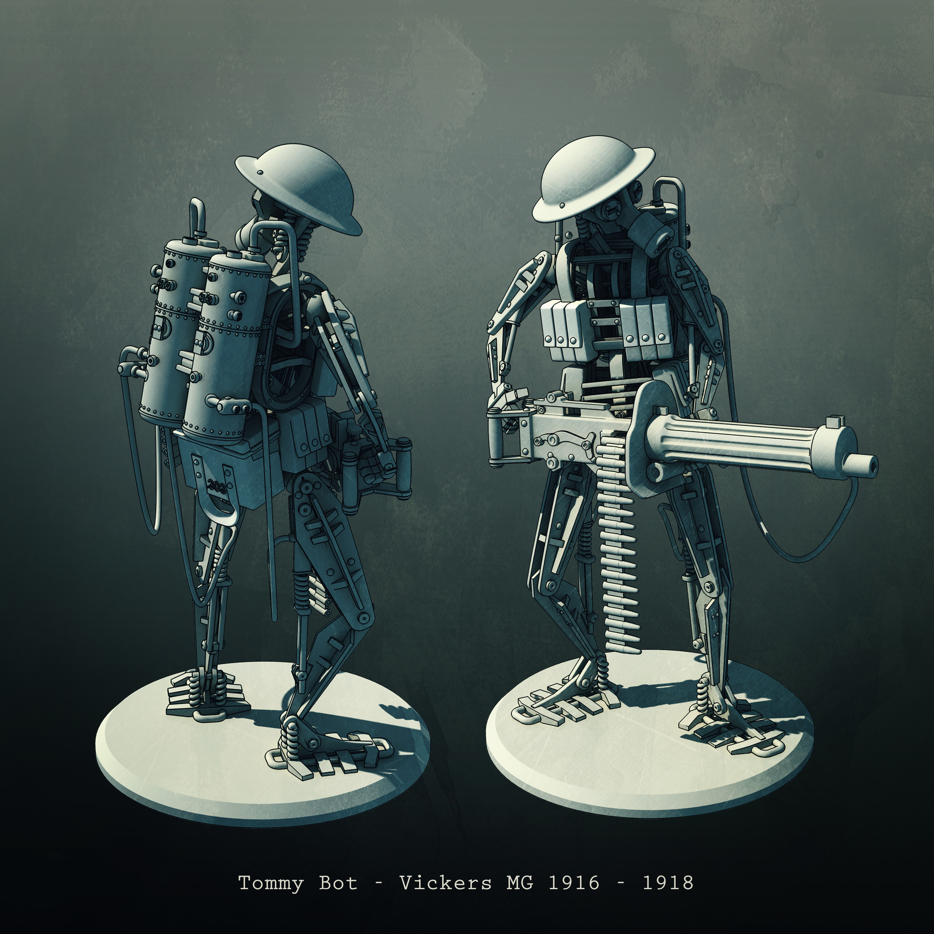 Rob Watkins - WW1 Heavy MG Mech