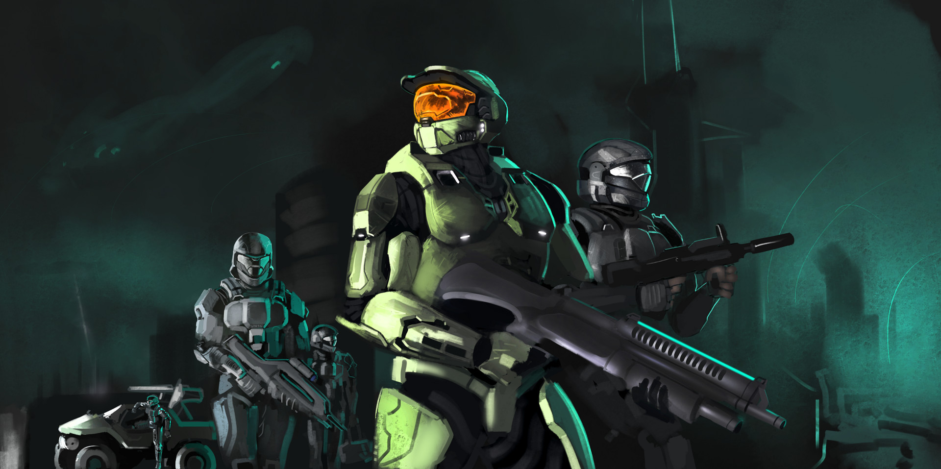 ArtStation - Halo: Night Dream