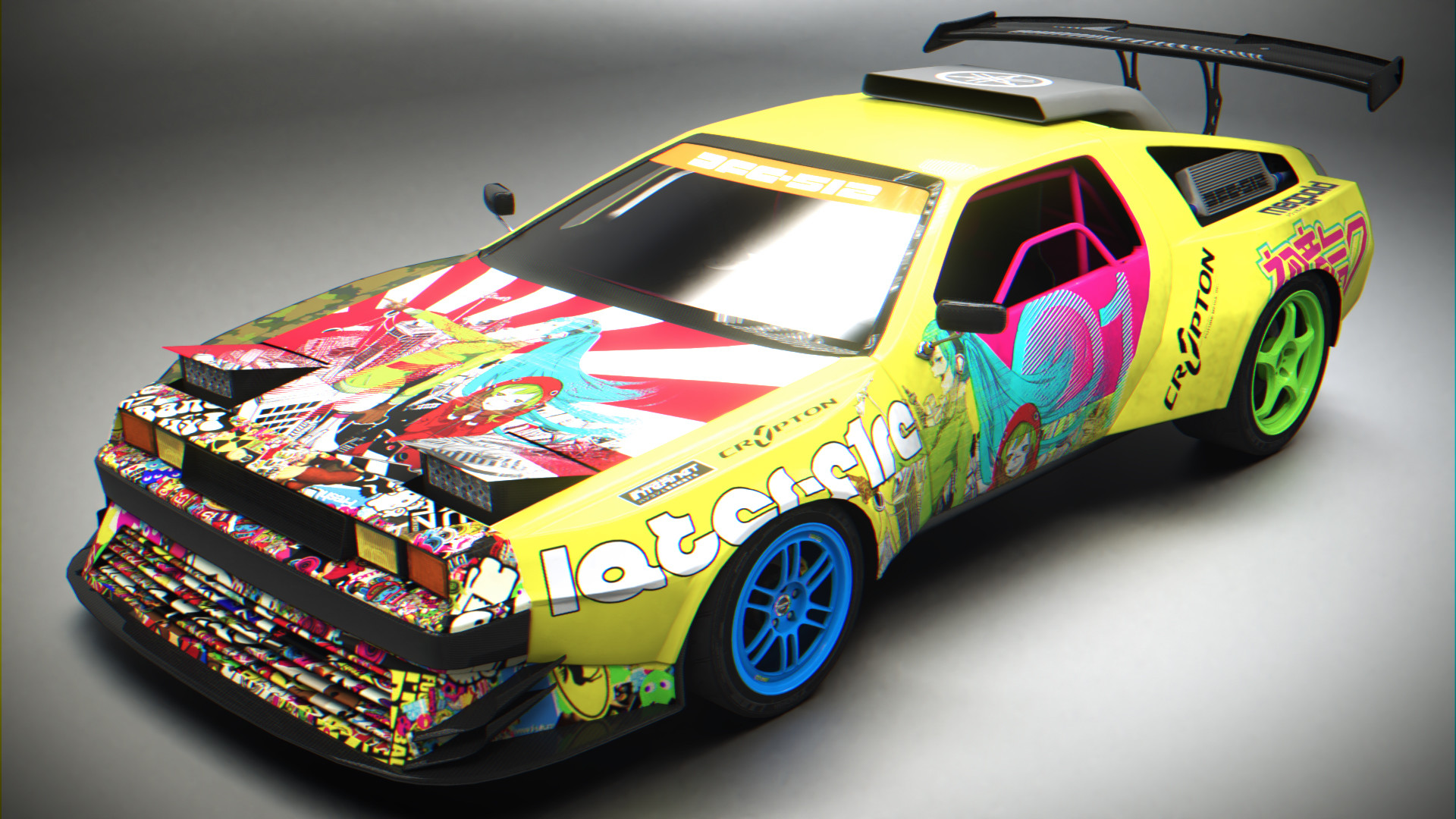 ArtStation - Delorean DFC-512 Drift