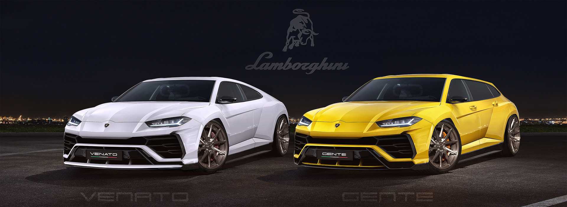 ArtStation - Making the URUS into 2 Different cars.