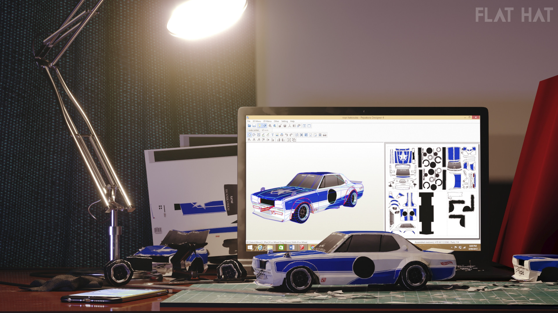 ArtStation - PaperCraft - Hakosuka Skyline GTR