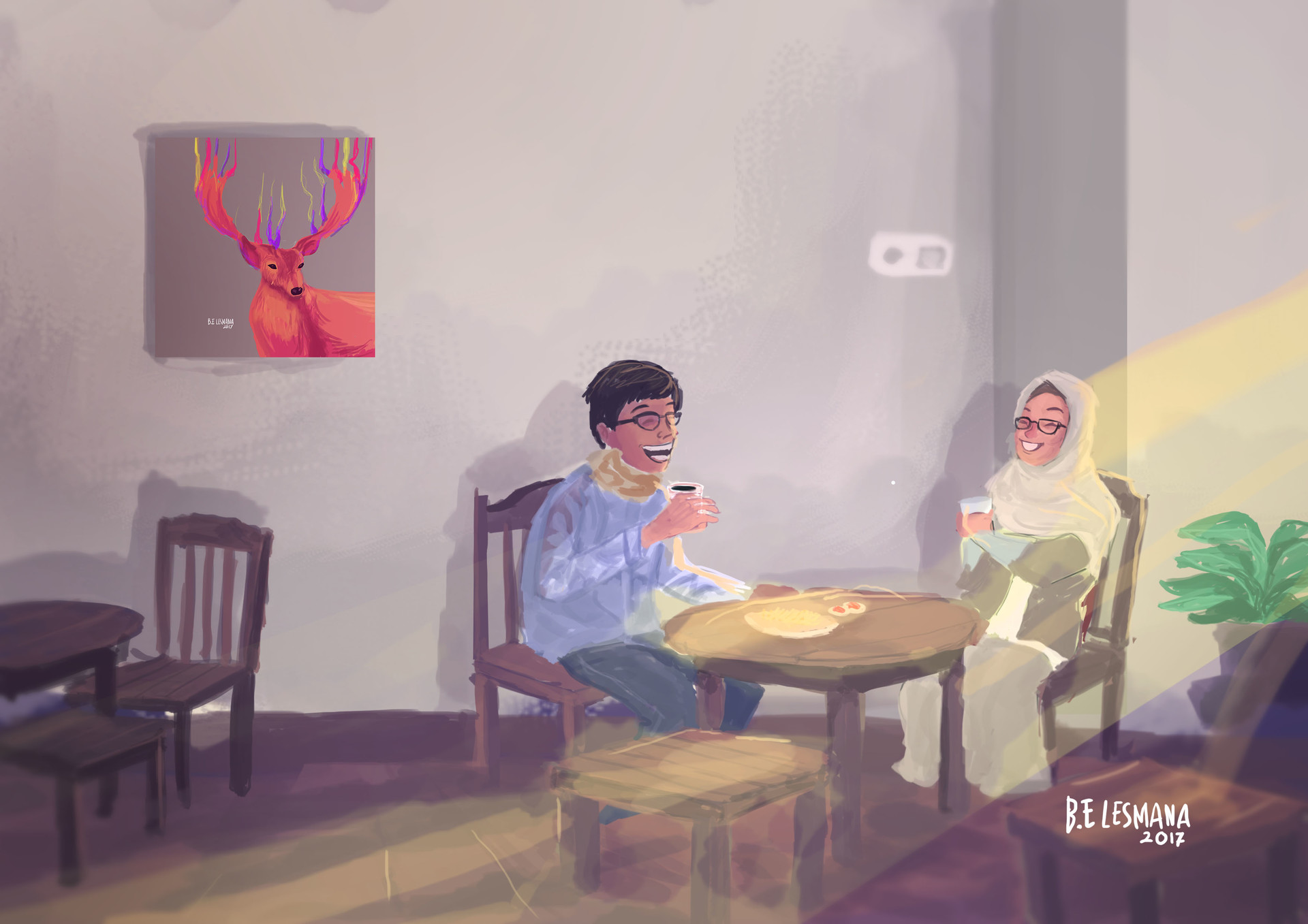 ArtStation - Coffee with you