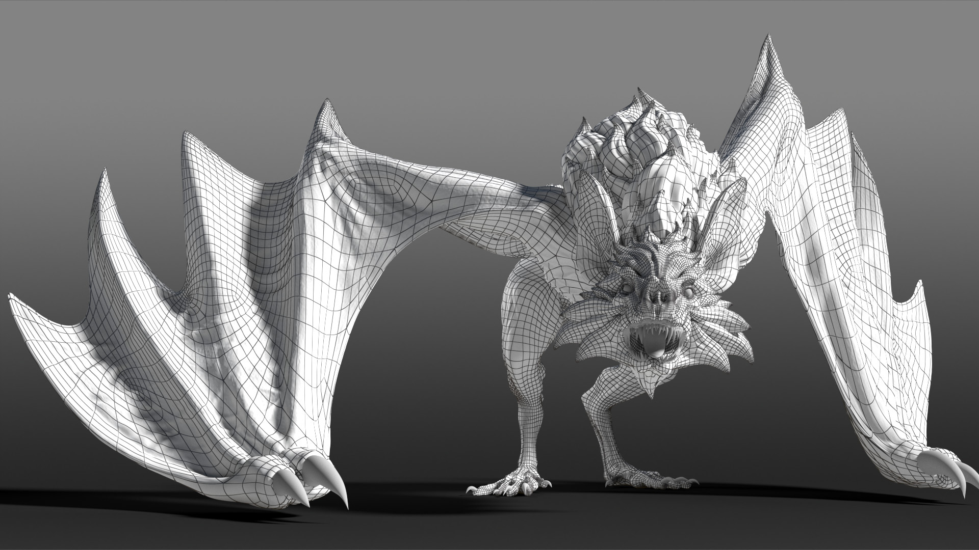 Yilong Mu - stylize giant dragon looking bat