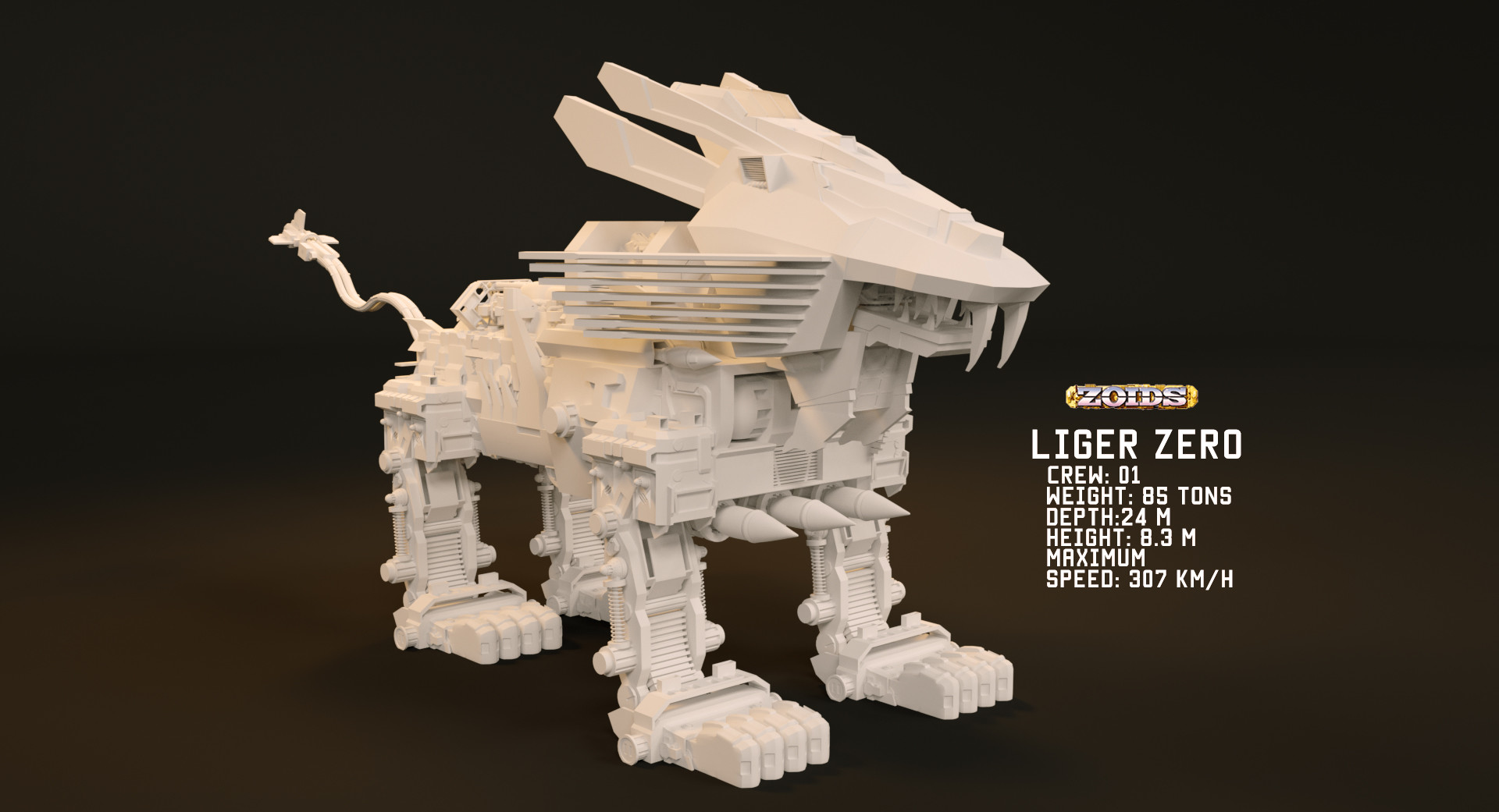 ArtStation - Zoid Liger Zero