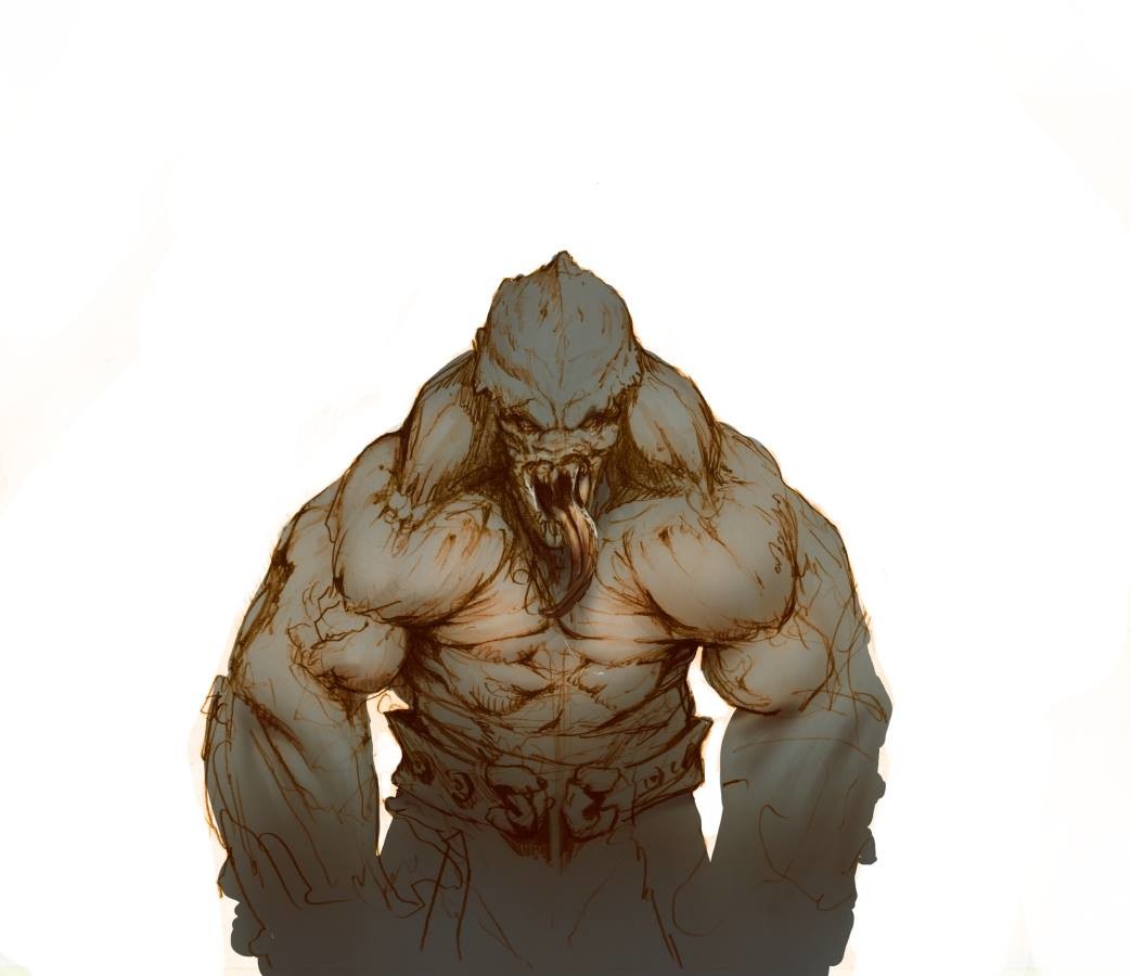 ArtStation - monster sketch