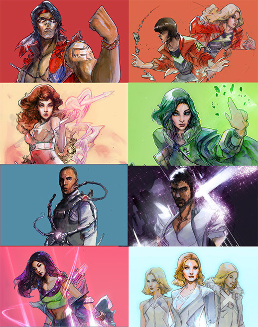 Peter V Nguyen - my work for the show "gifted"