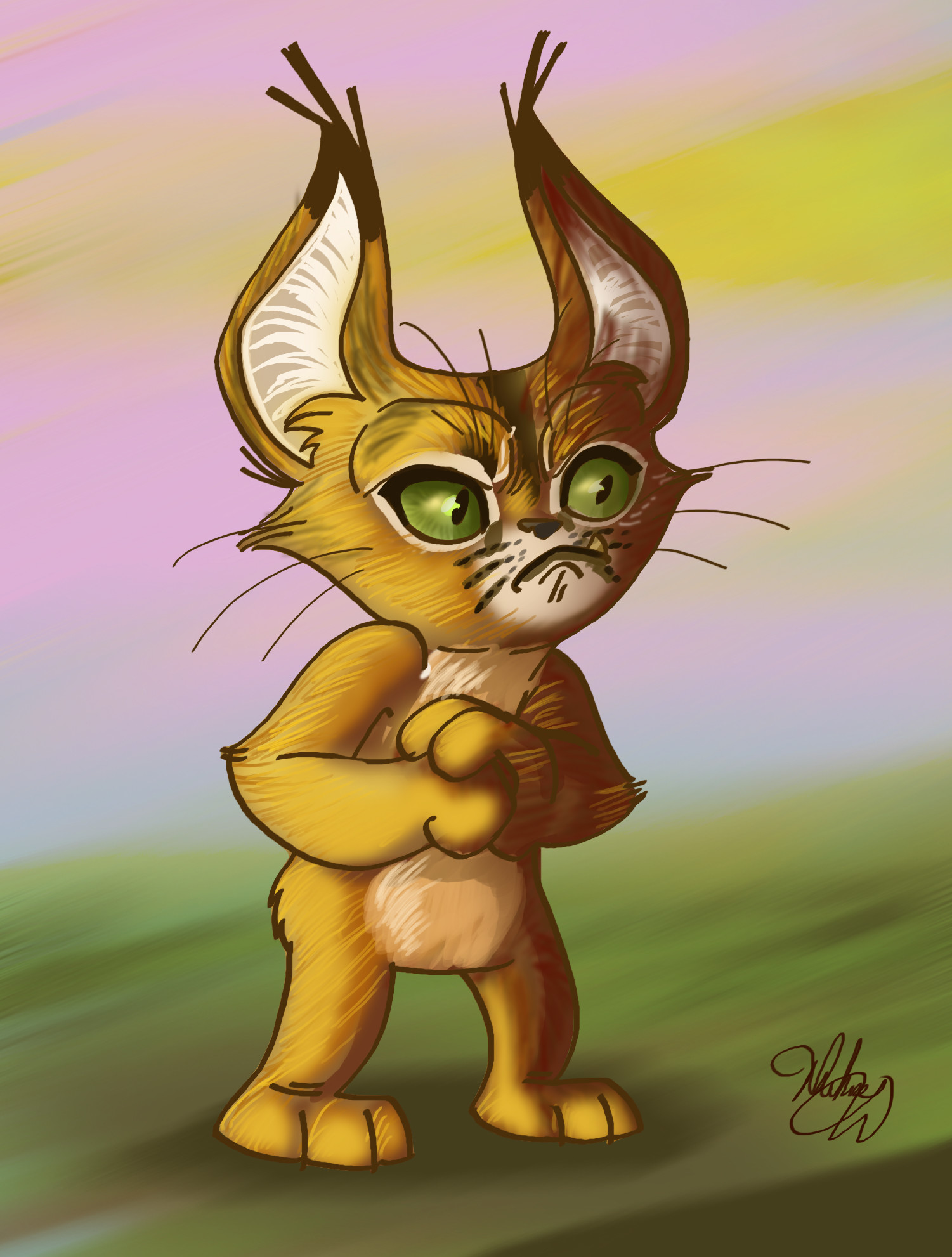 ArtStation - Caracal Character