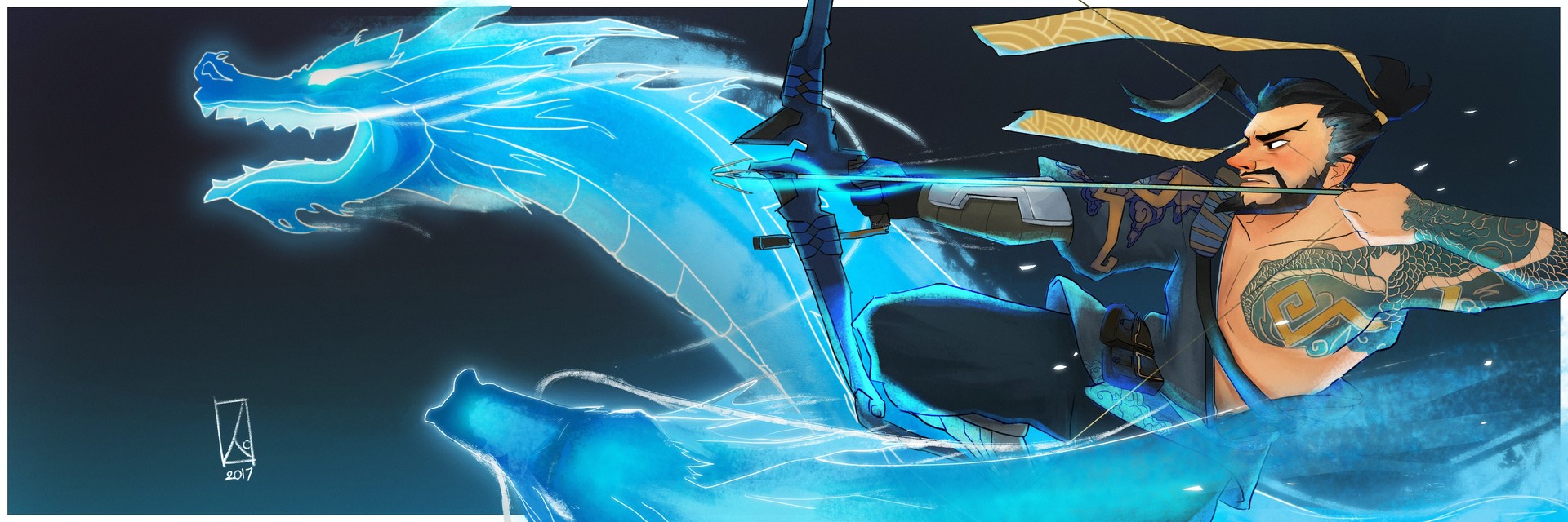 ArtStation - Hanzo Overwatch Fan Art