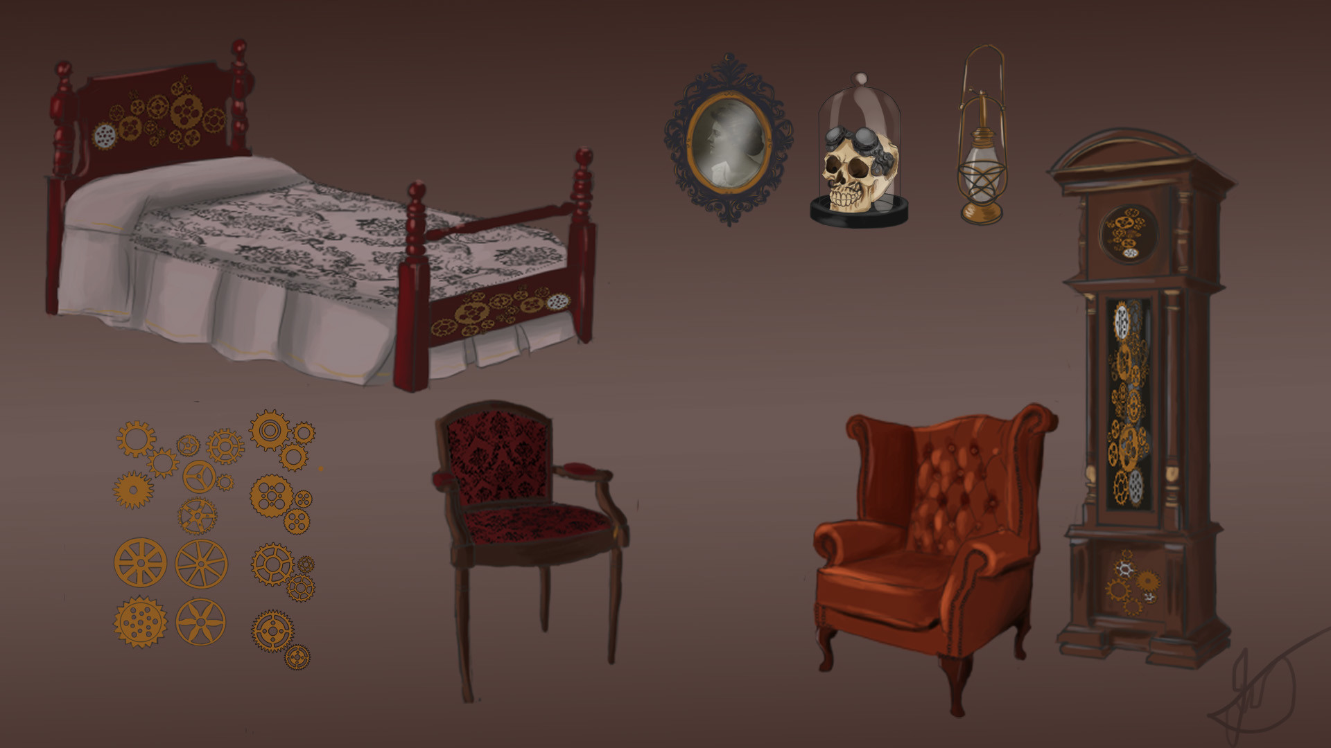 ArtStation - Props steampunk