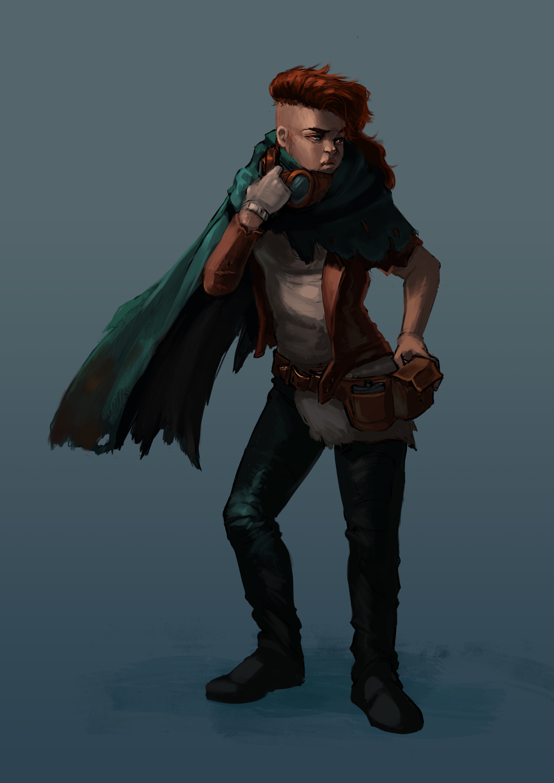 ArtStation - Post Apocalyptic Hermit