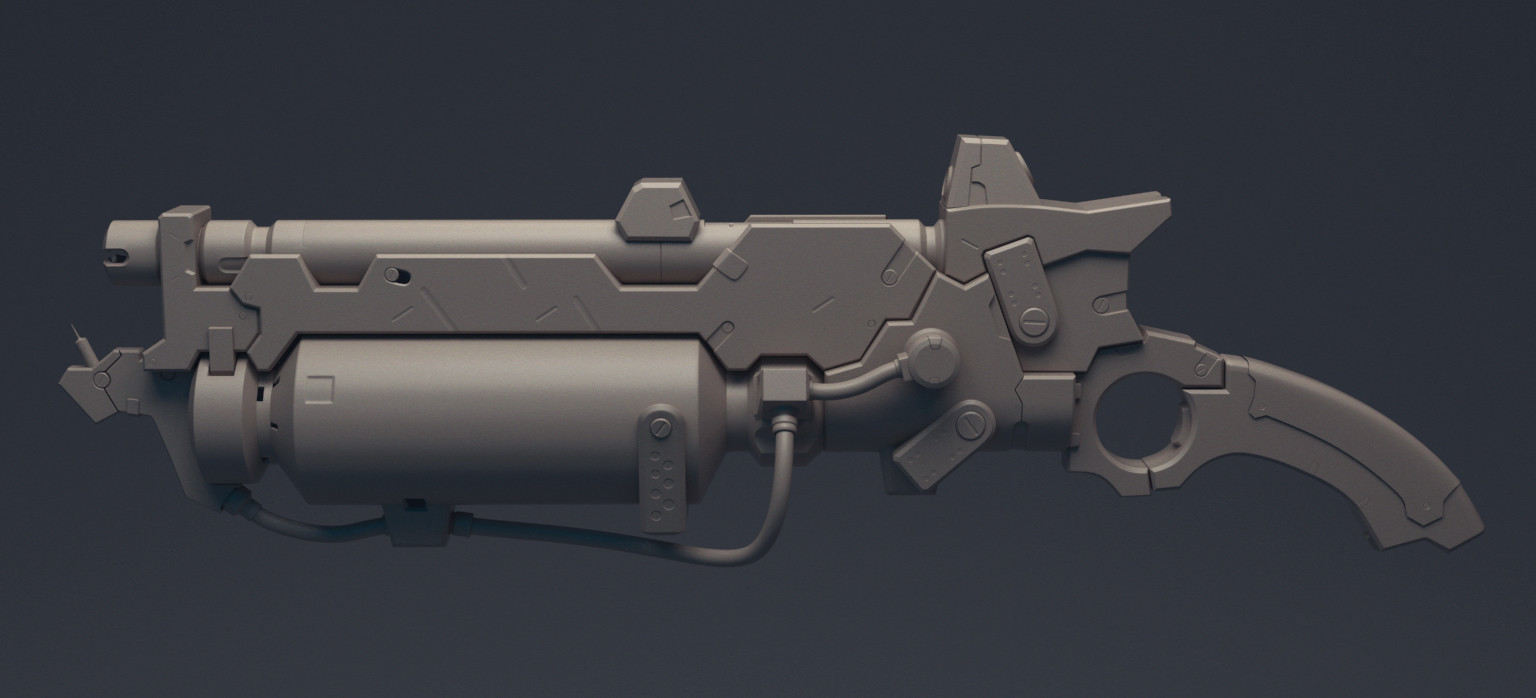 ArtStation - Sci fi Gun