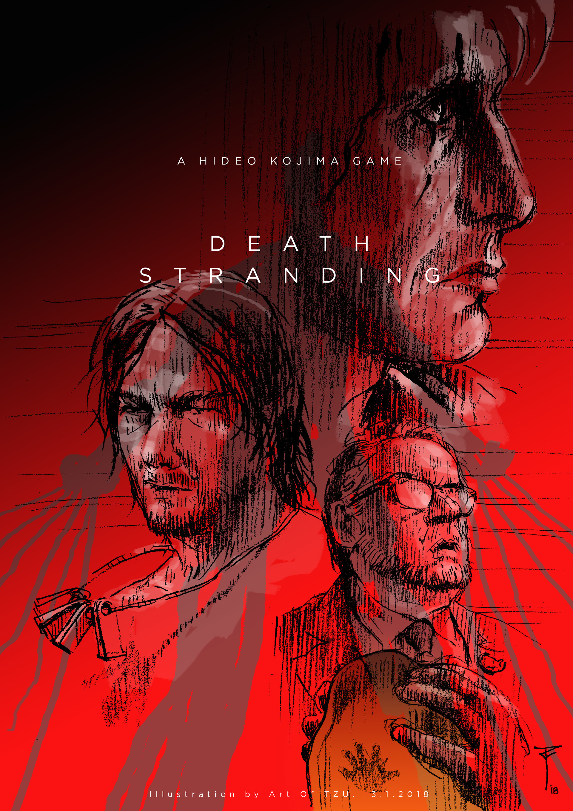 ArtStation - Death Stranding fan art poster