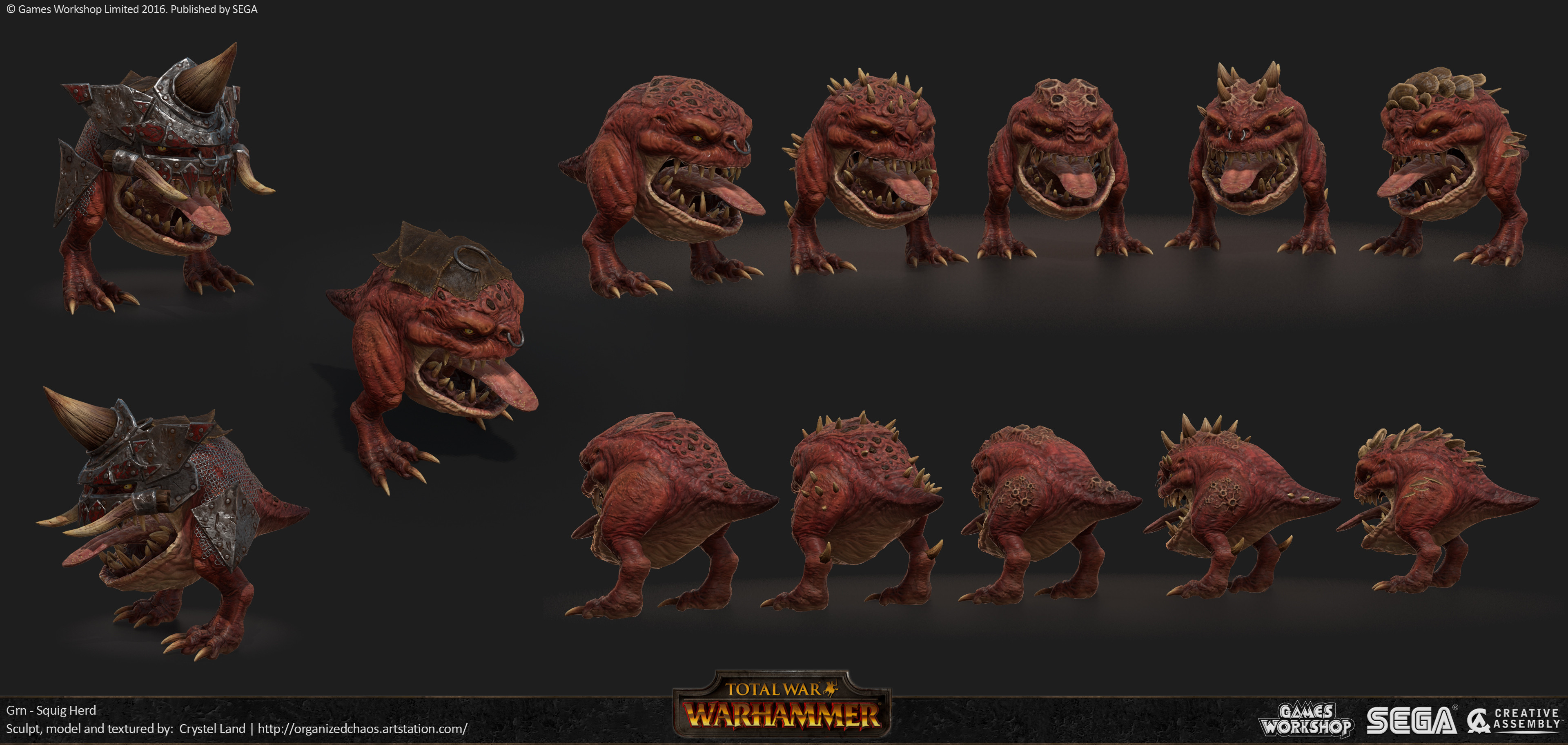 Creative Assembly - Greenskins - Squig Gobbla