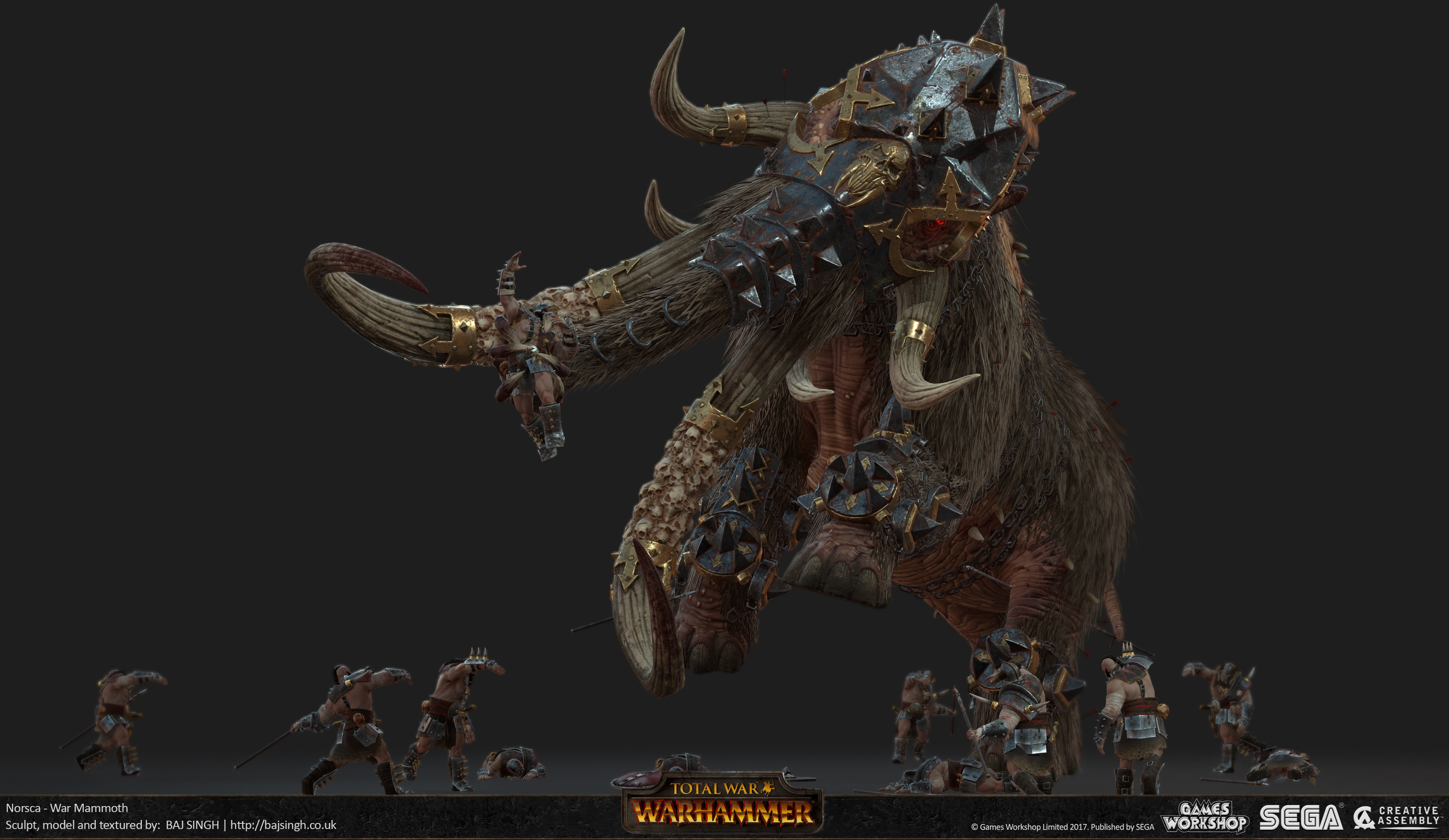 Creative Assembly - Norsca - War Mammoth