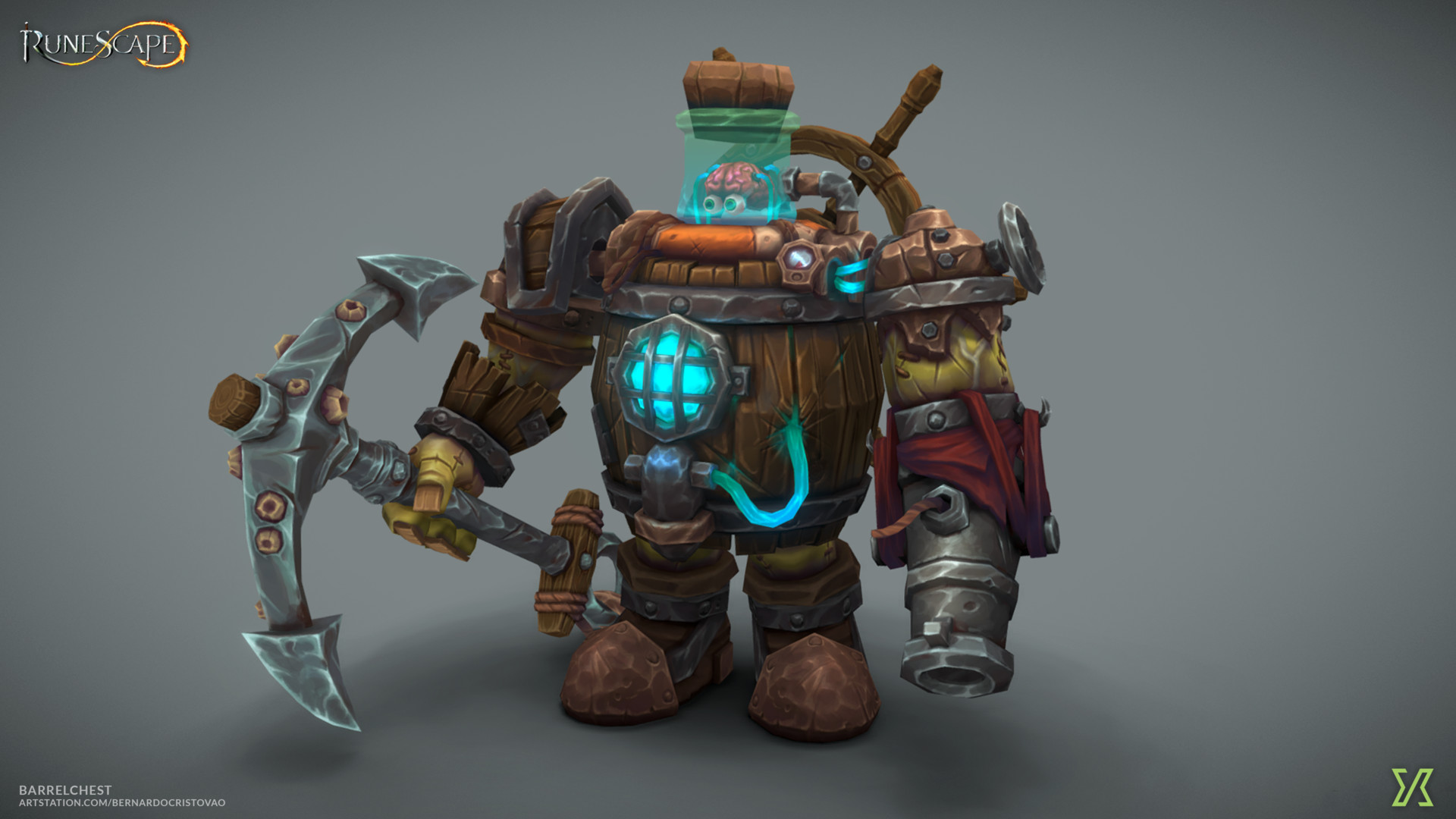 Bernardo Cristovao - Barrelchest - Lowpoly - Runescape