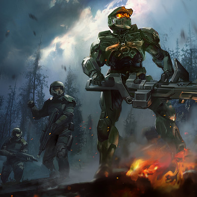 Creative Assembly - Halo Wars 2 Illustrations