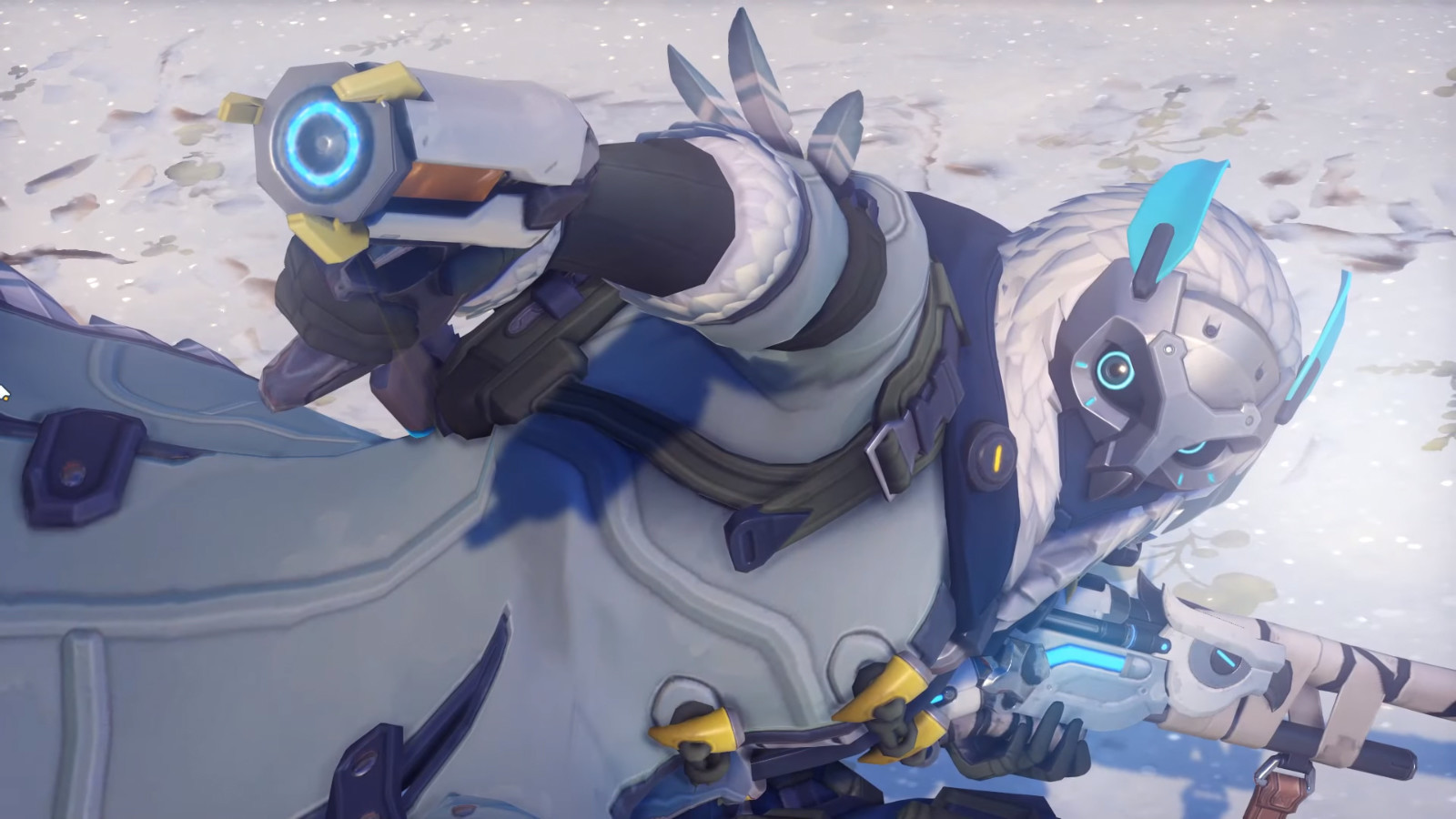 RABCAT GAME ART - OVERWATCH Winter Wonderland 2017 - Ana 'Snow Owl ...
