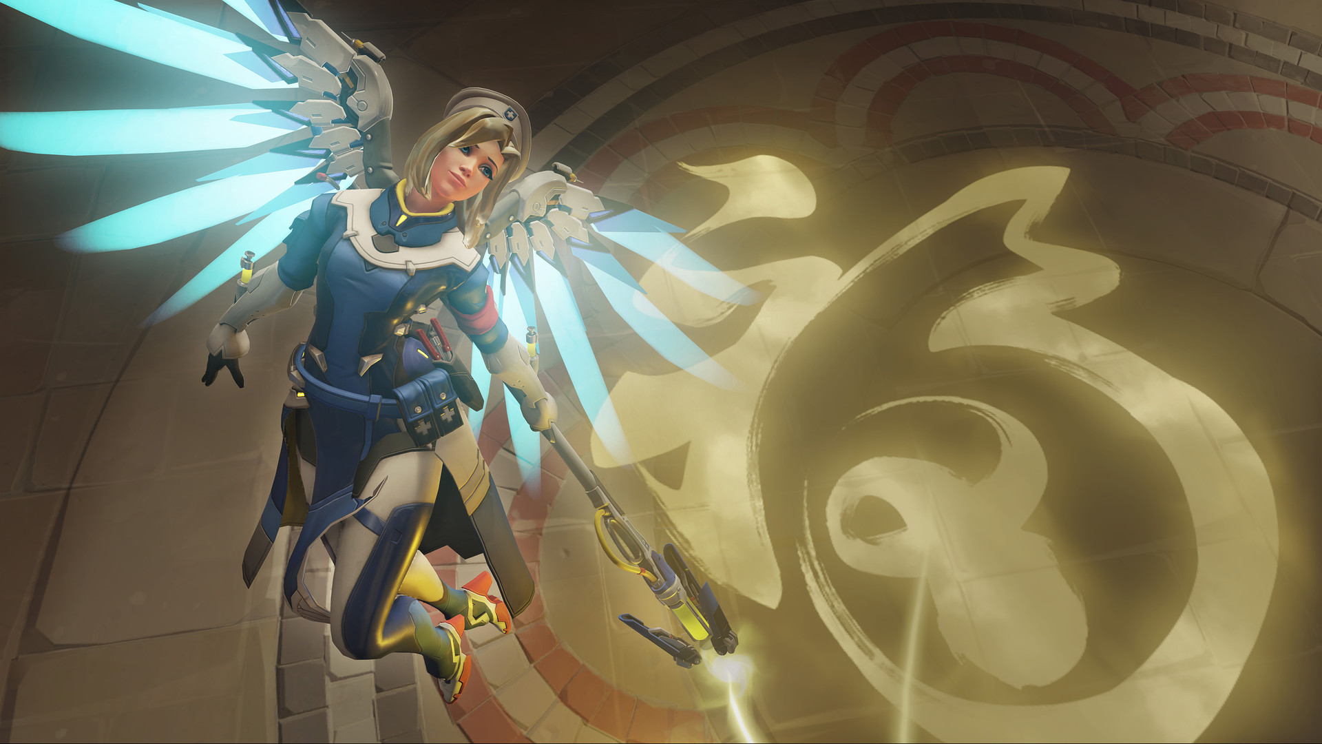 RABCAT GAME ART - OVERWATCH - Mercy 'Combat Medic Ziegler' Character Skin