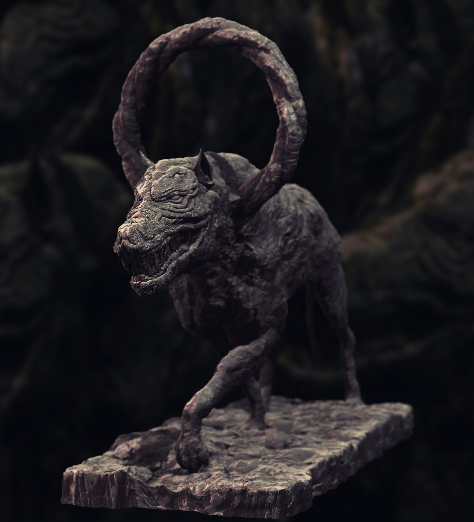 ArtStation - Stone Dog