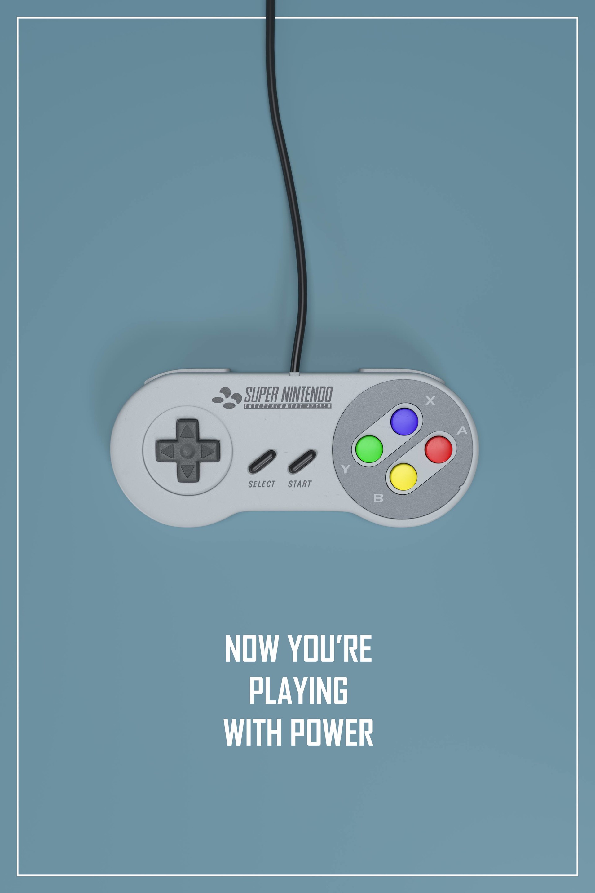 ArtStation - Super Nintendo Controller - SNES