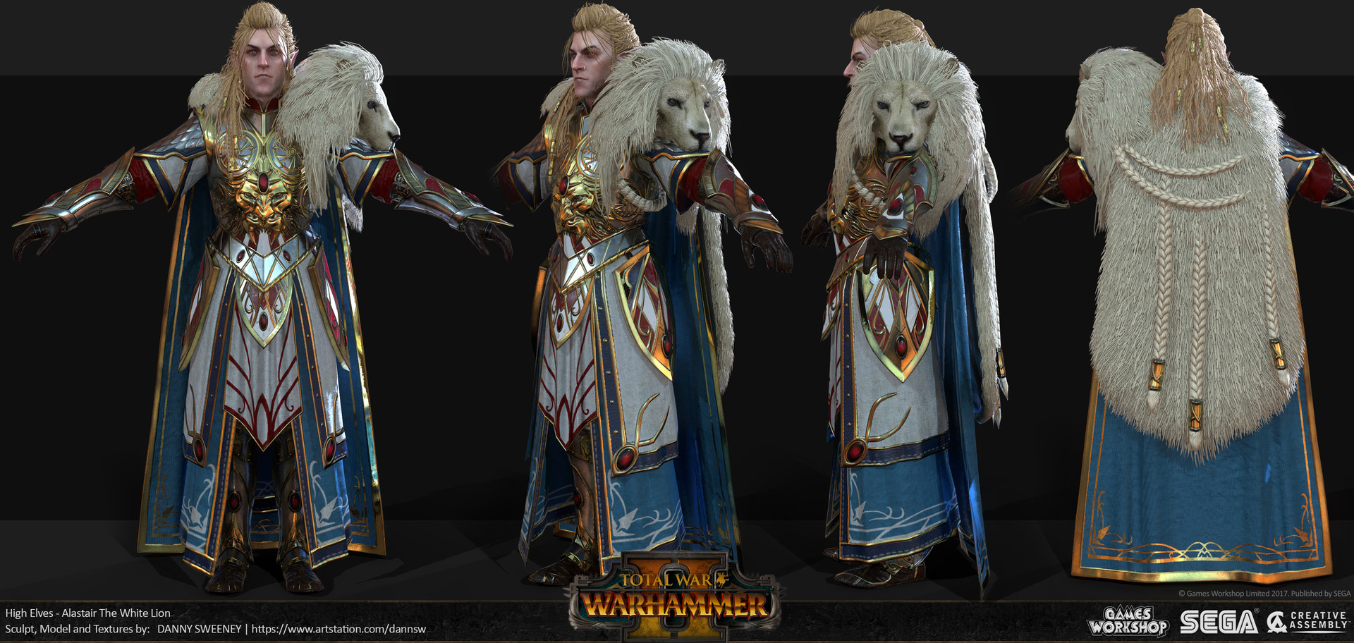 ArtStation - High Elves - Alastar The White Lion