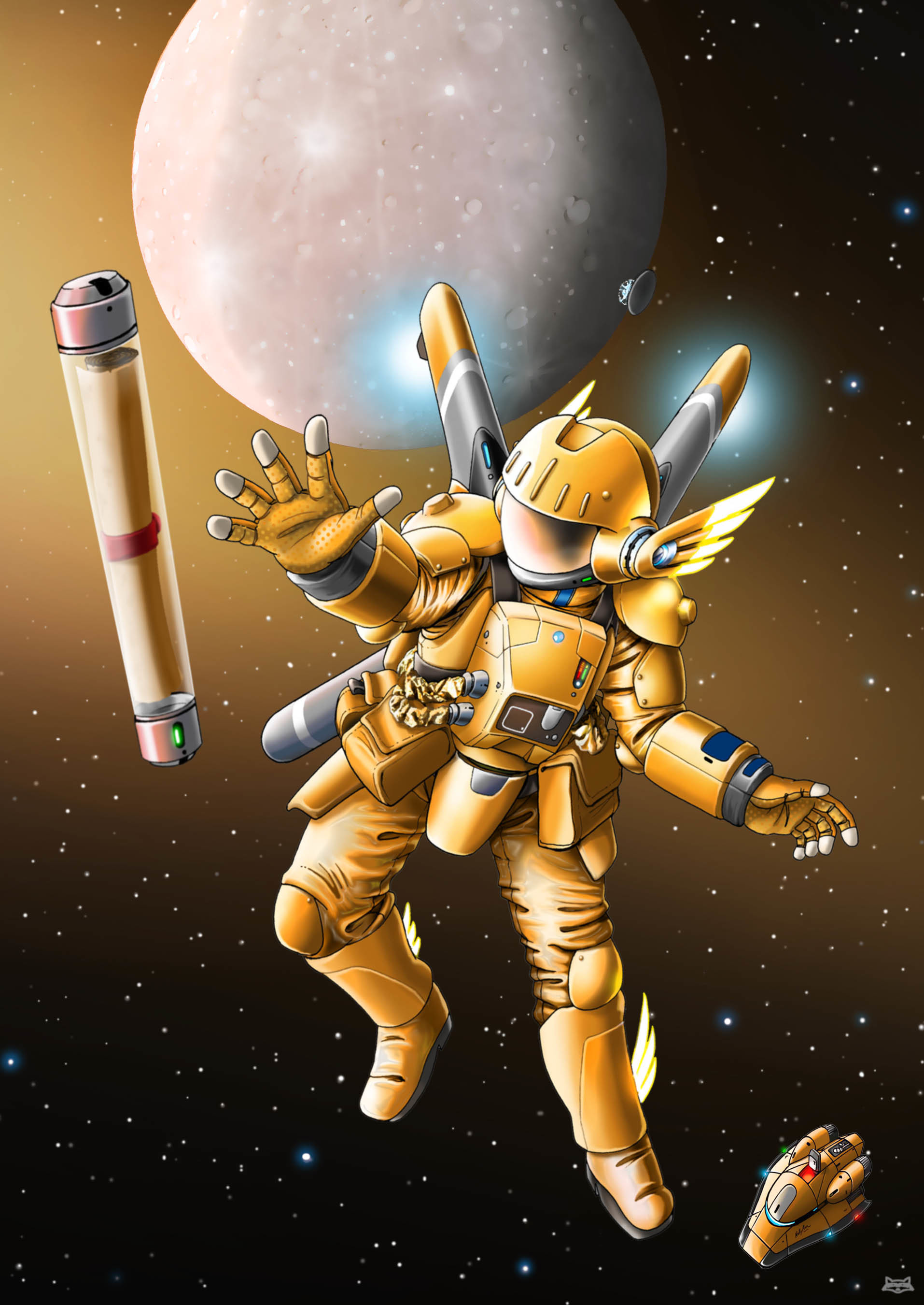 ArtStation - Mercury, bookcover art