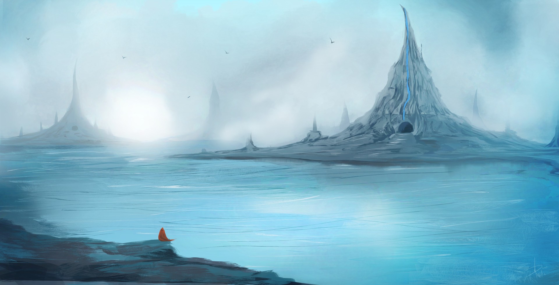 ArtStation - Sea Temple, Ivan Arriaga