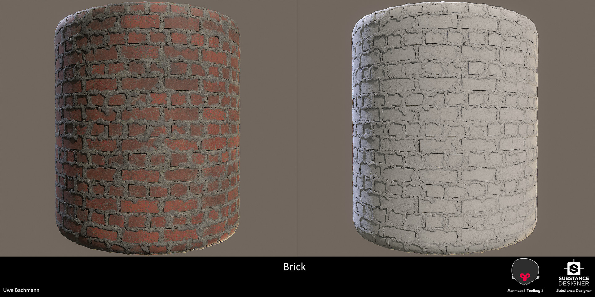 Uwe Bachmann - brick wall - study