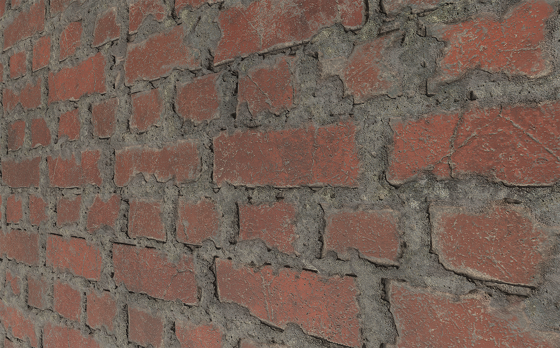 Uwe Bachmann - brick wall - study
