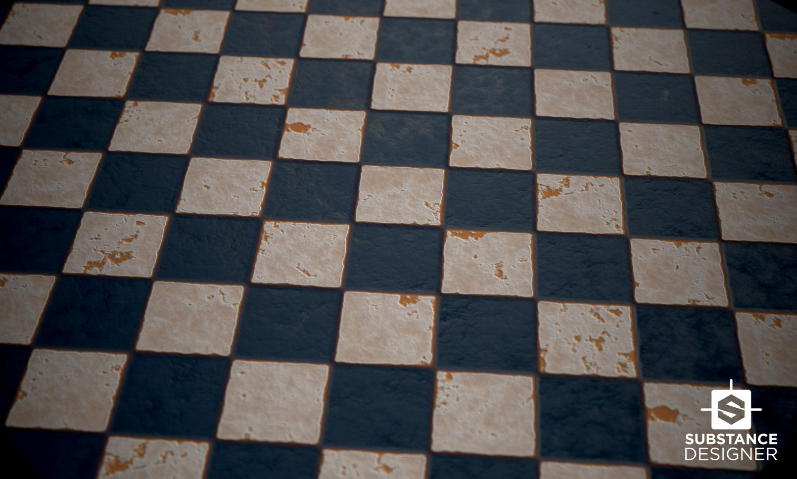 ArtStation - Floor tile - Substance Designer