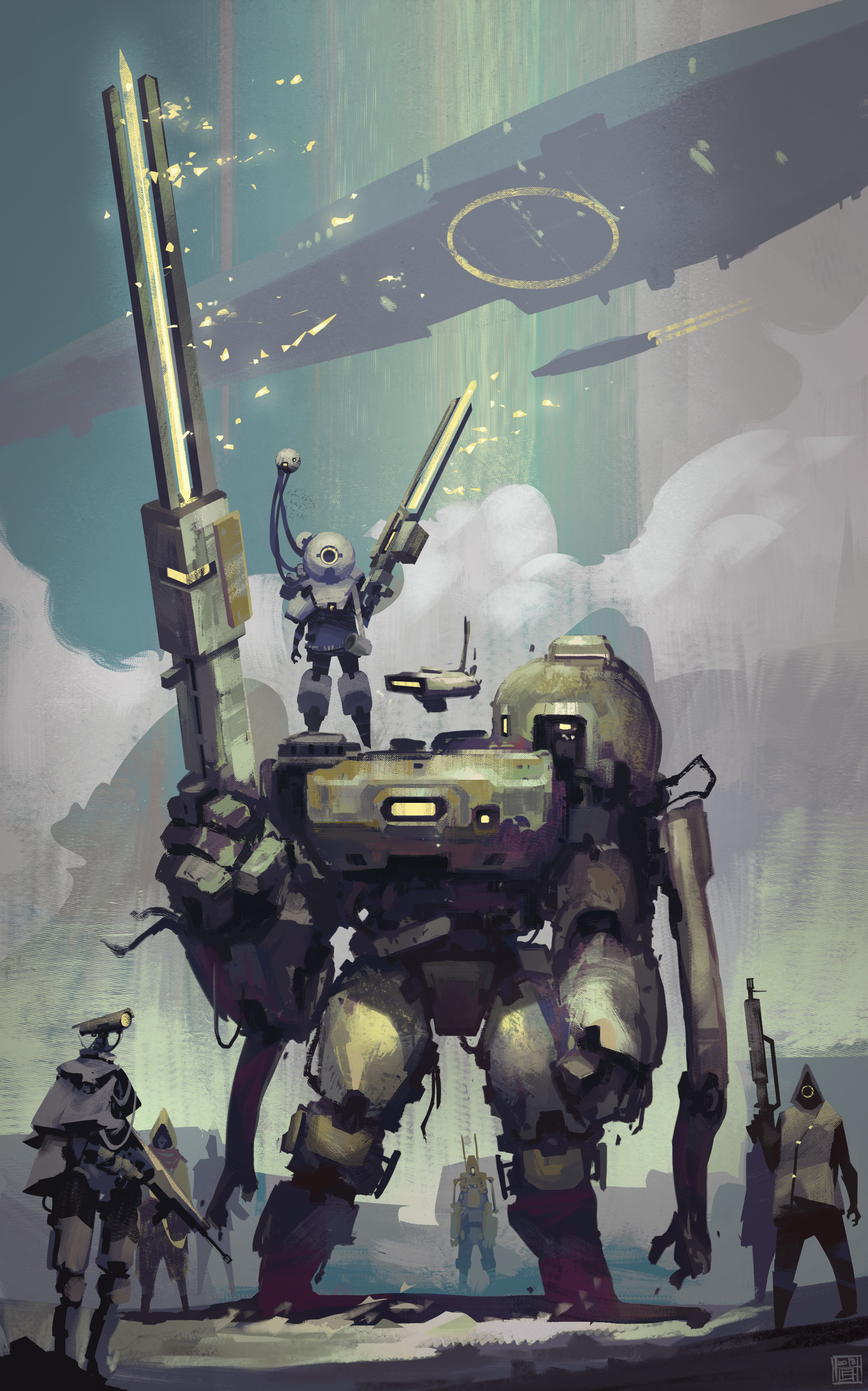 Mech Illustration week 1 by Hue Teo : r/ImaginaryMechs