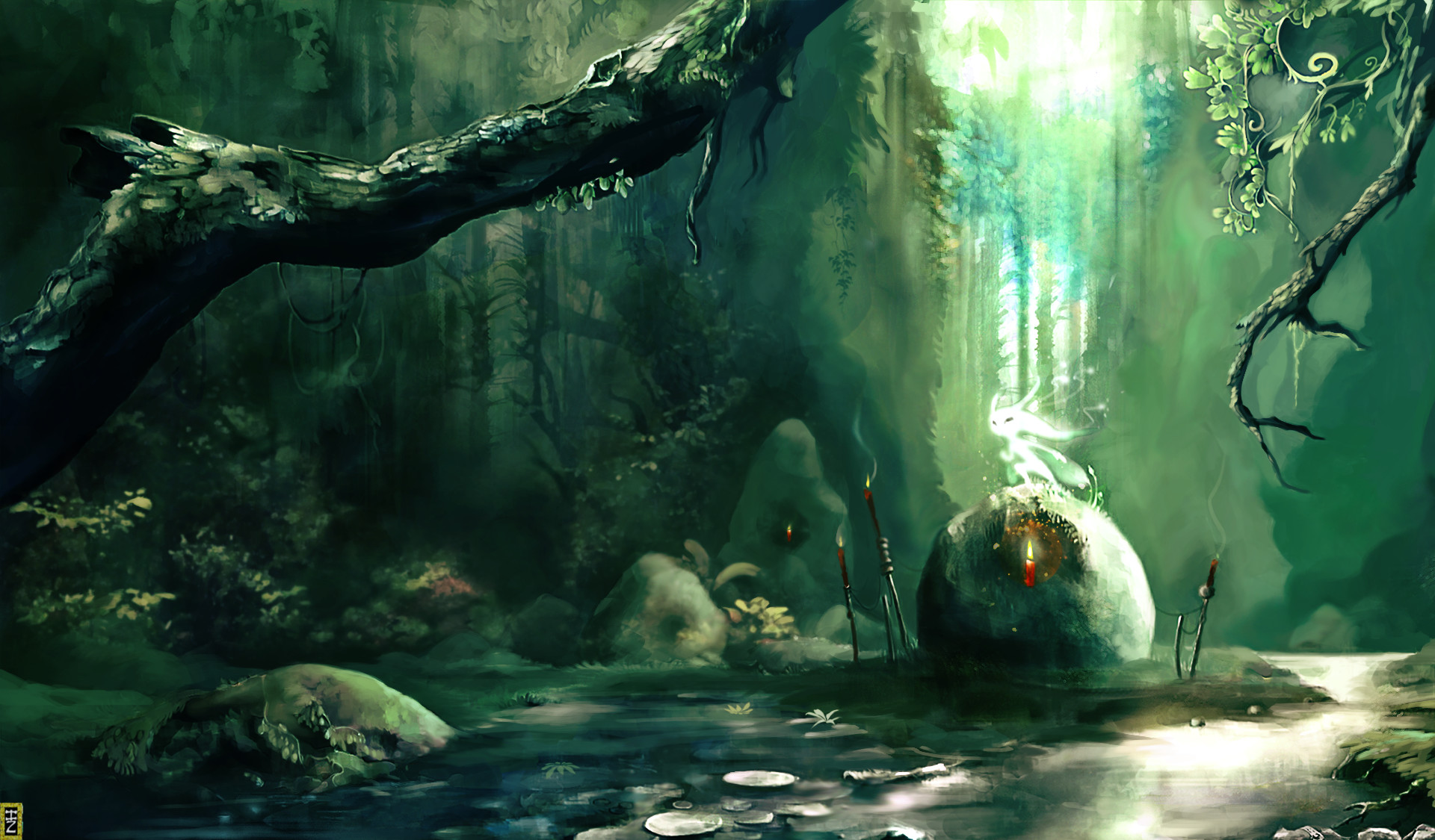 ArtStation - Deep Forest Heart