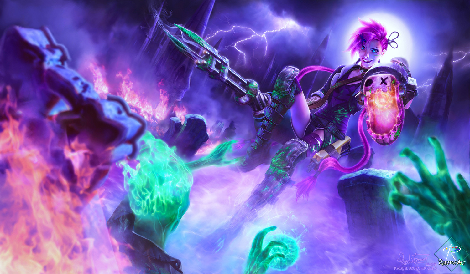 ArtStation - Slayer Jinx Vs. Zombies