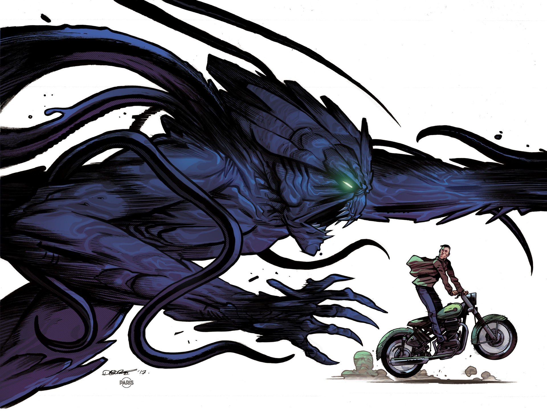 Paris Alleyne - 2017 Comic Cover Colours