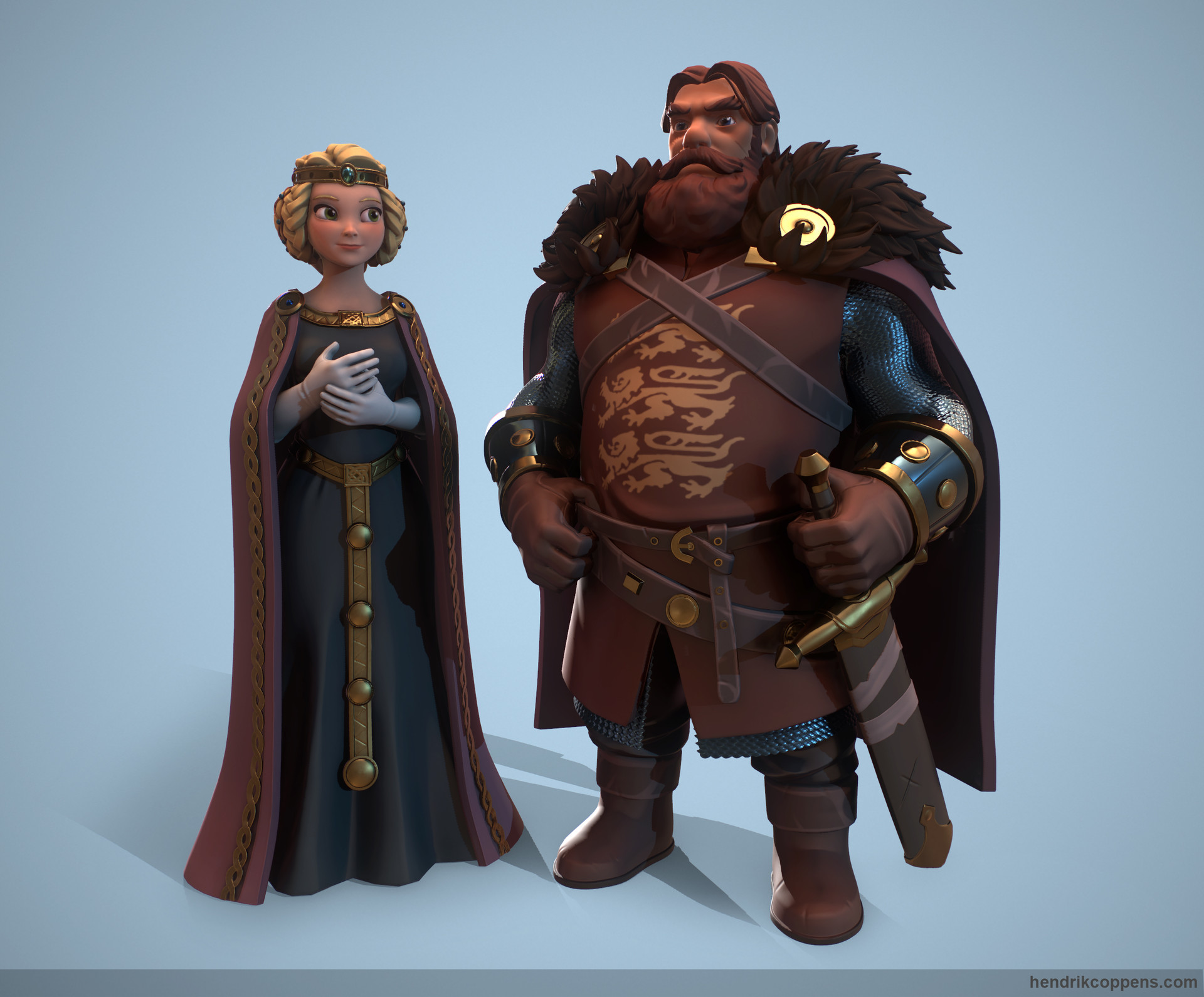 Artstation The King And Queen Poses
