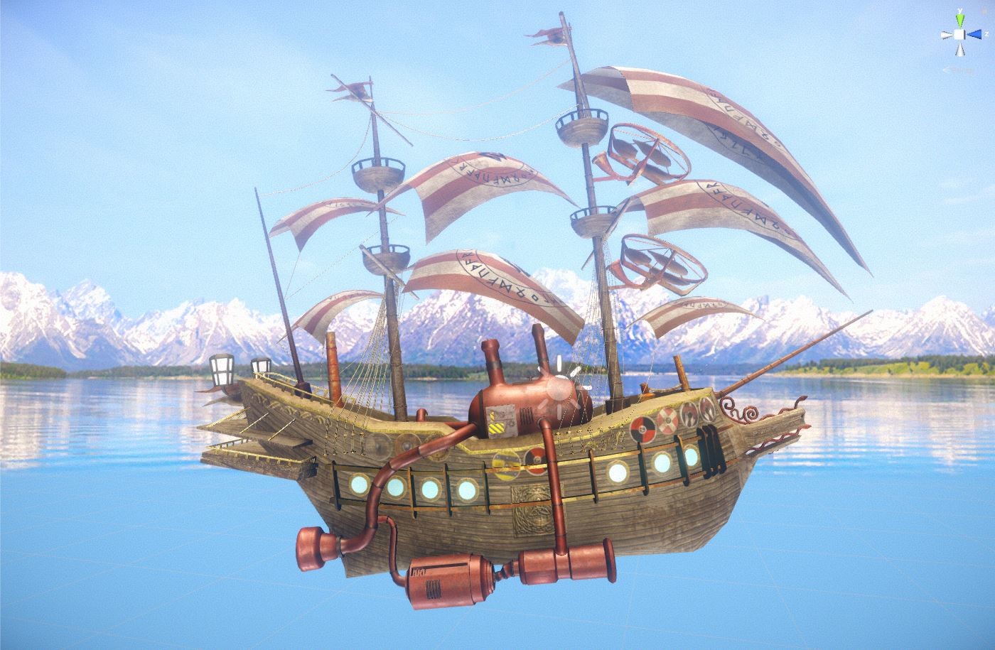 ArtStation - Viking Airship - texture