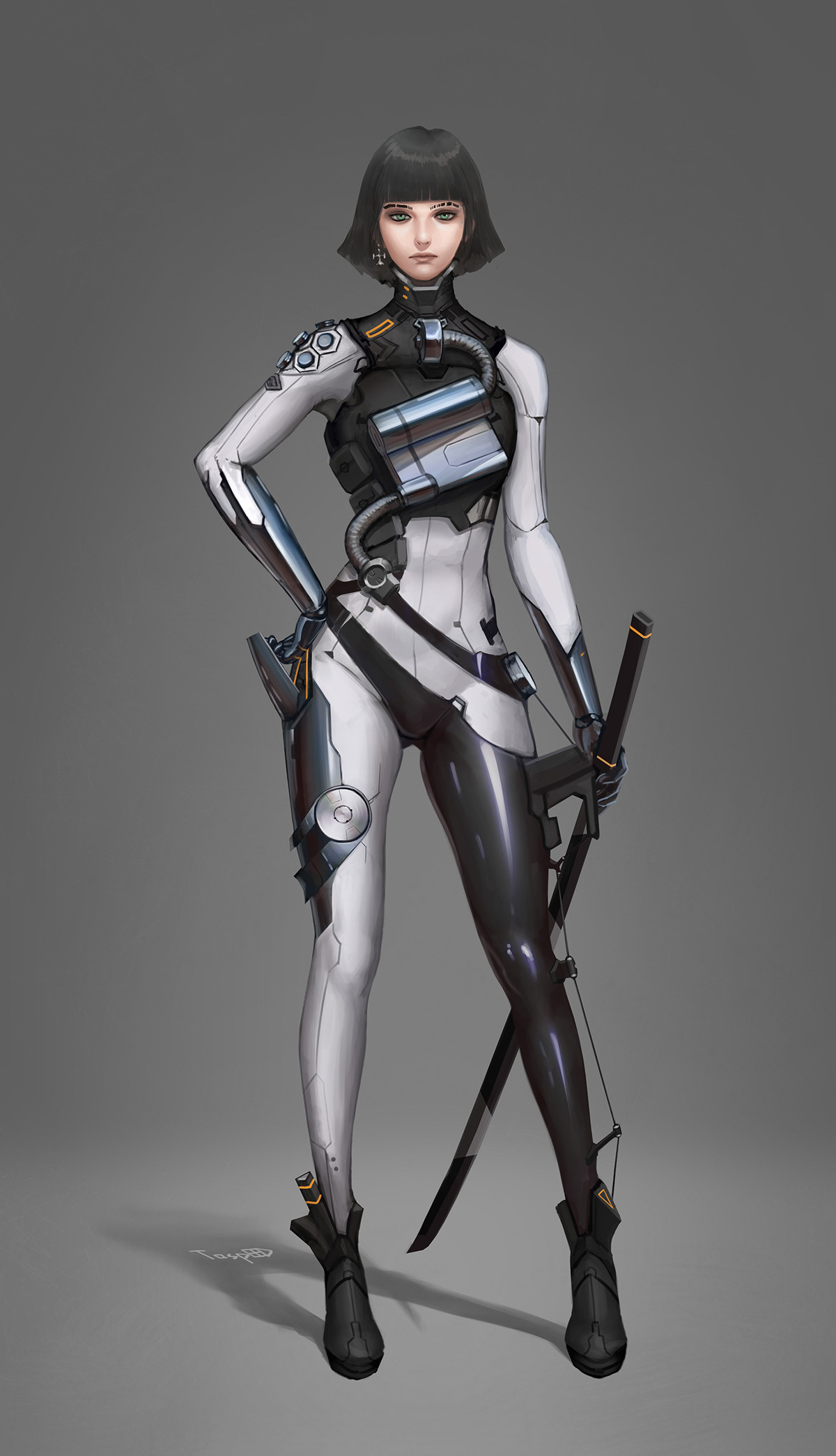Female Android Concept Art