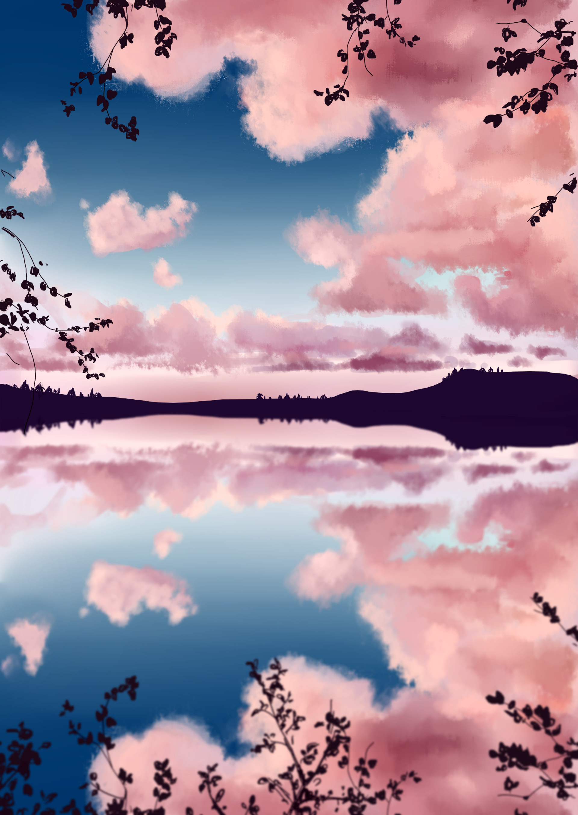 cotton candy cloud wallpaper