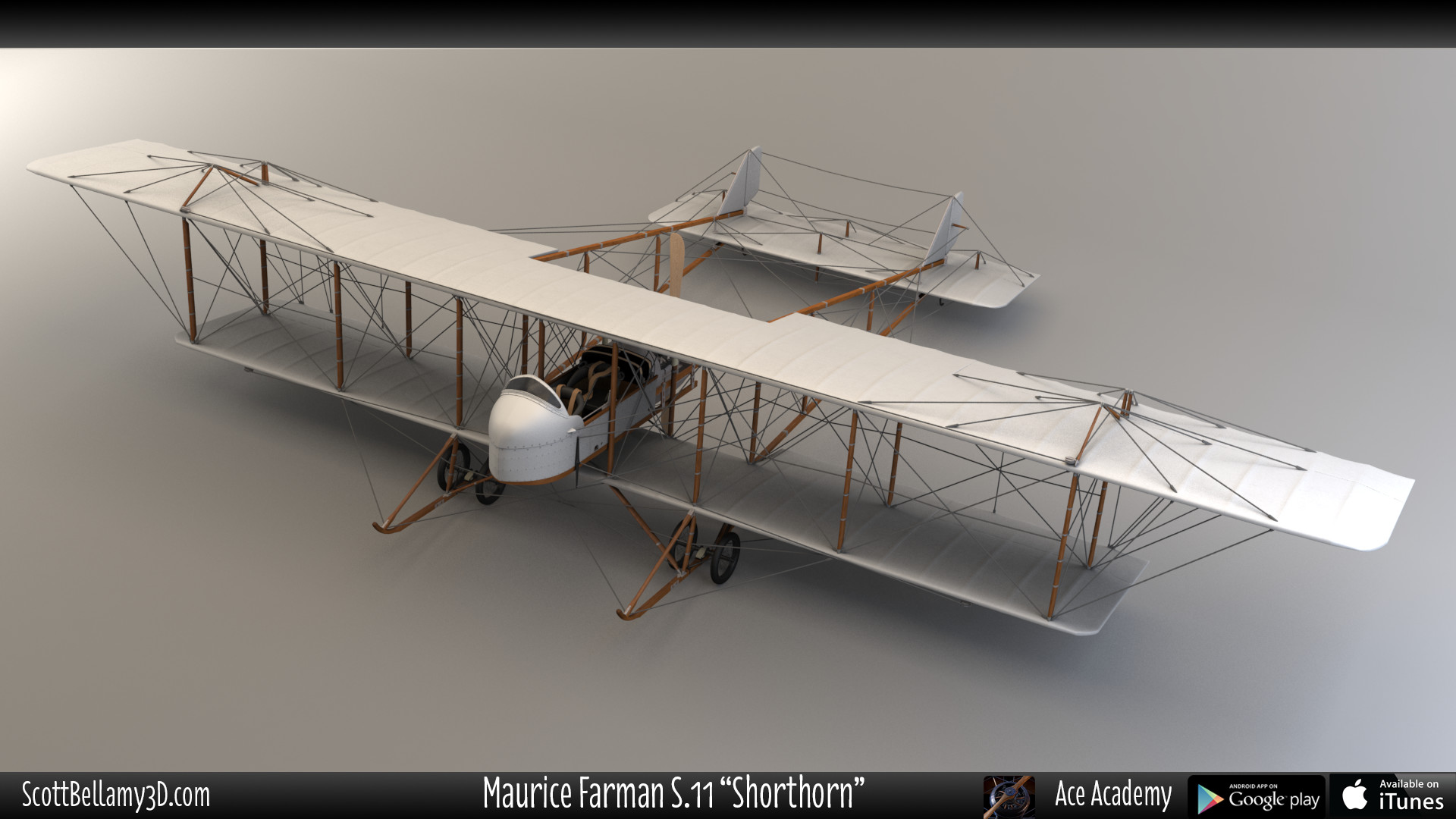 ArtStation - Maurice Farman S.11 "Shorthorn"