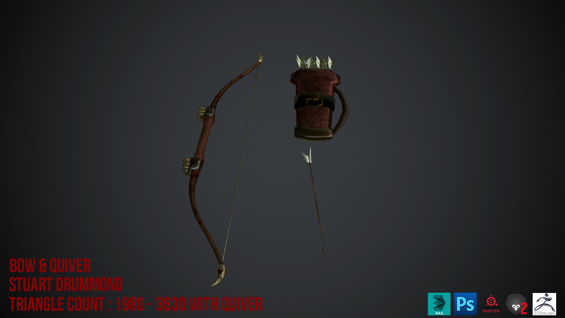 ArtStation - Simple Bow Game Asset