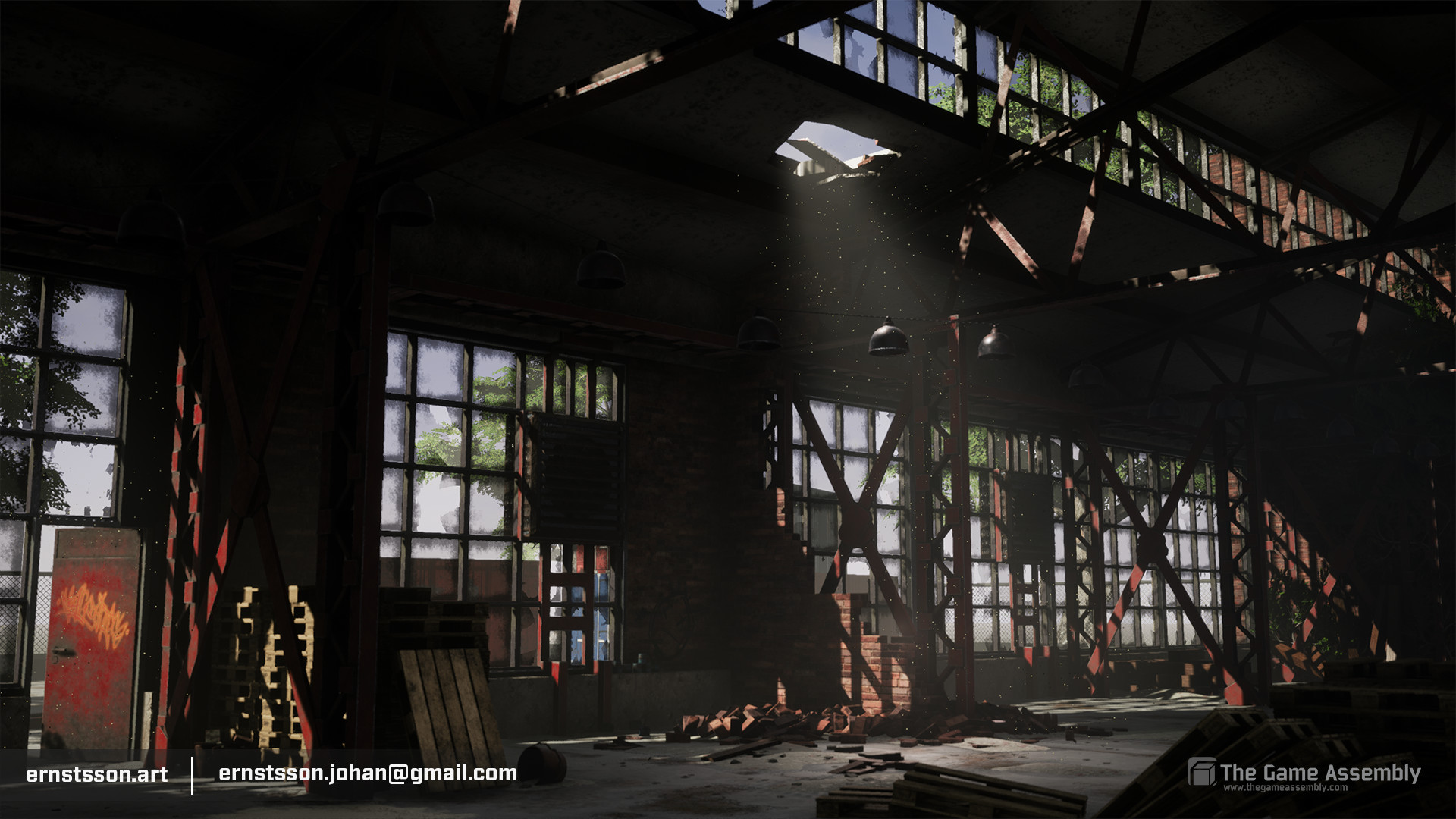 ArtStation - Abandoned industrial building