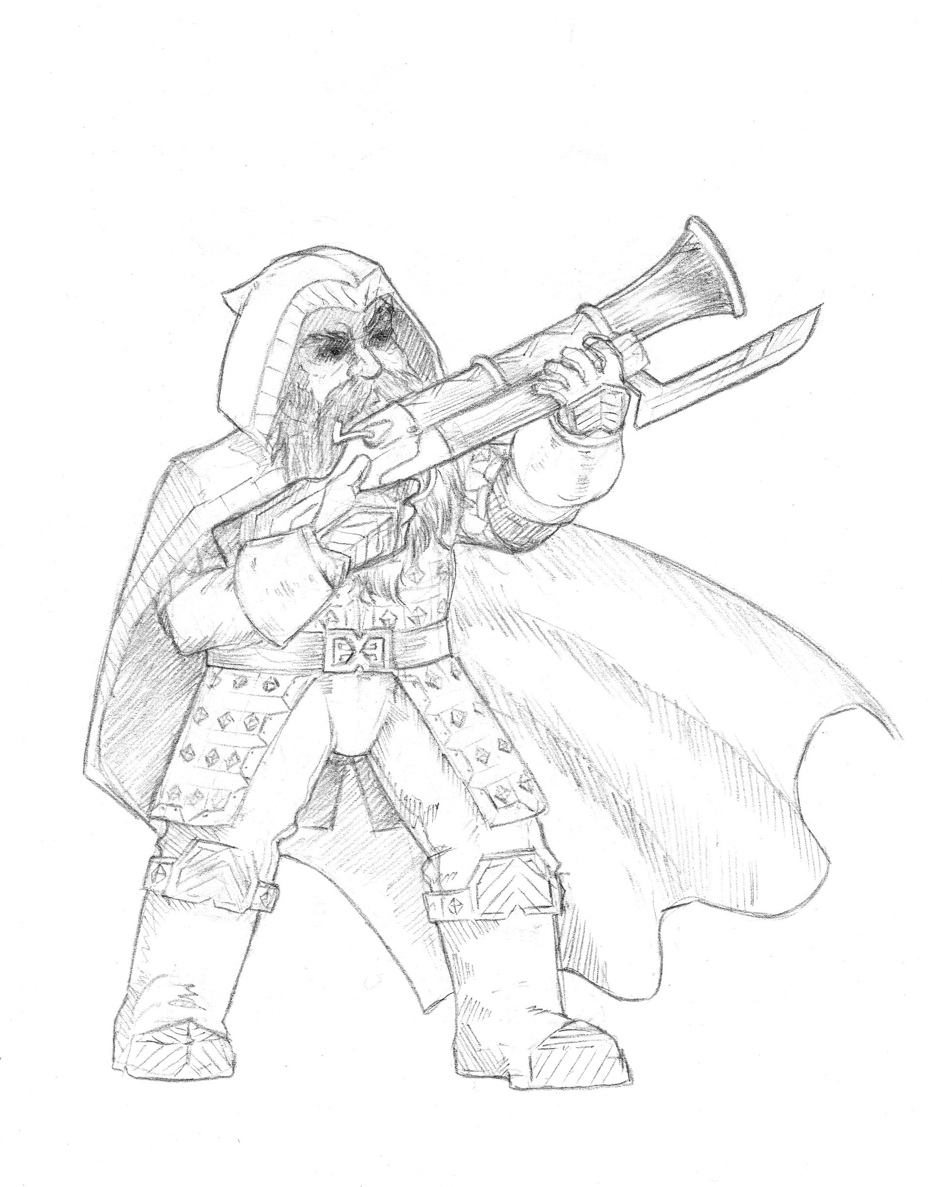 ArtStation - Dwarven Rifleman