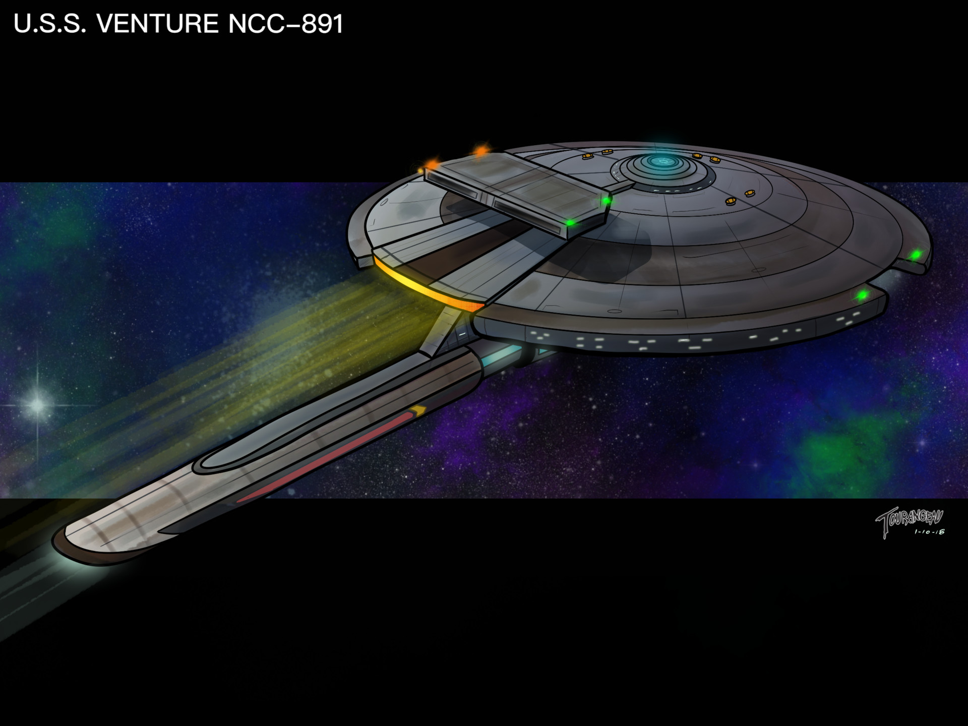 ArtStation - U.S.S. Venture