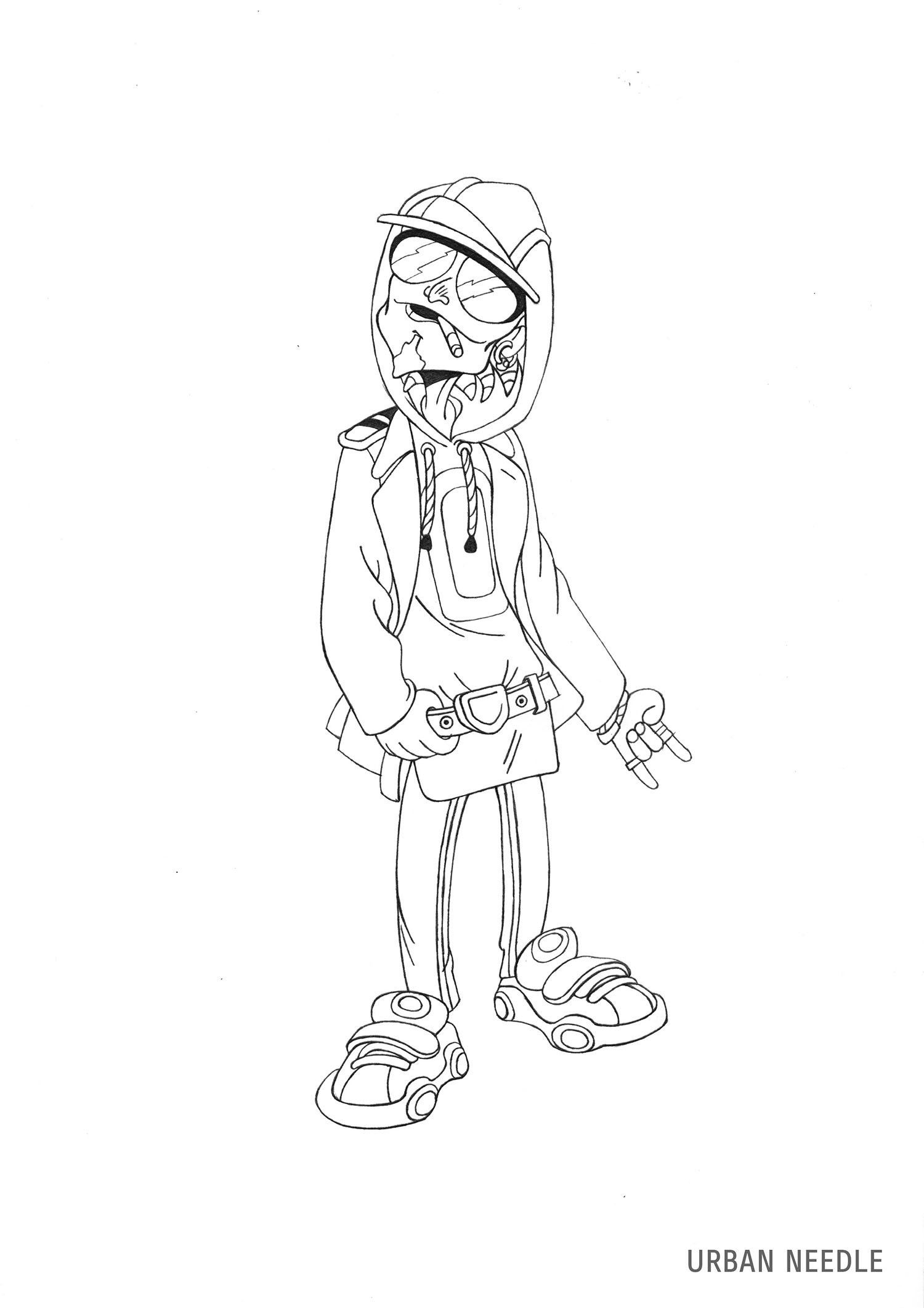 how to draw urban characters